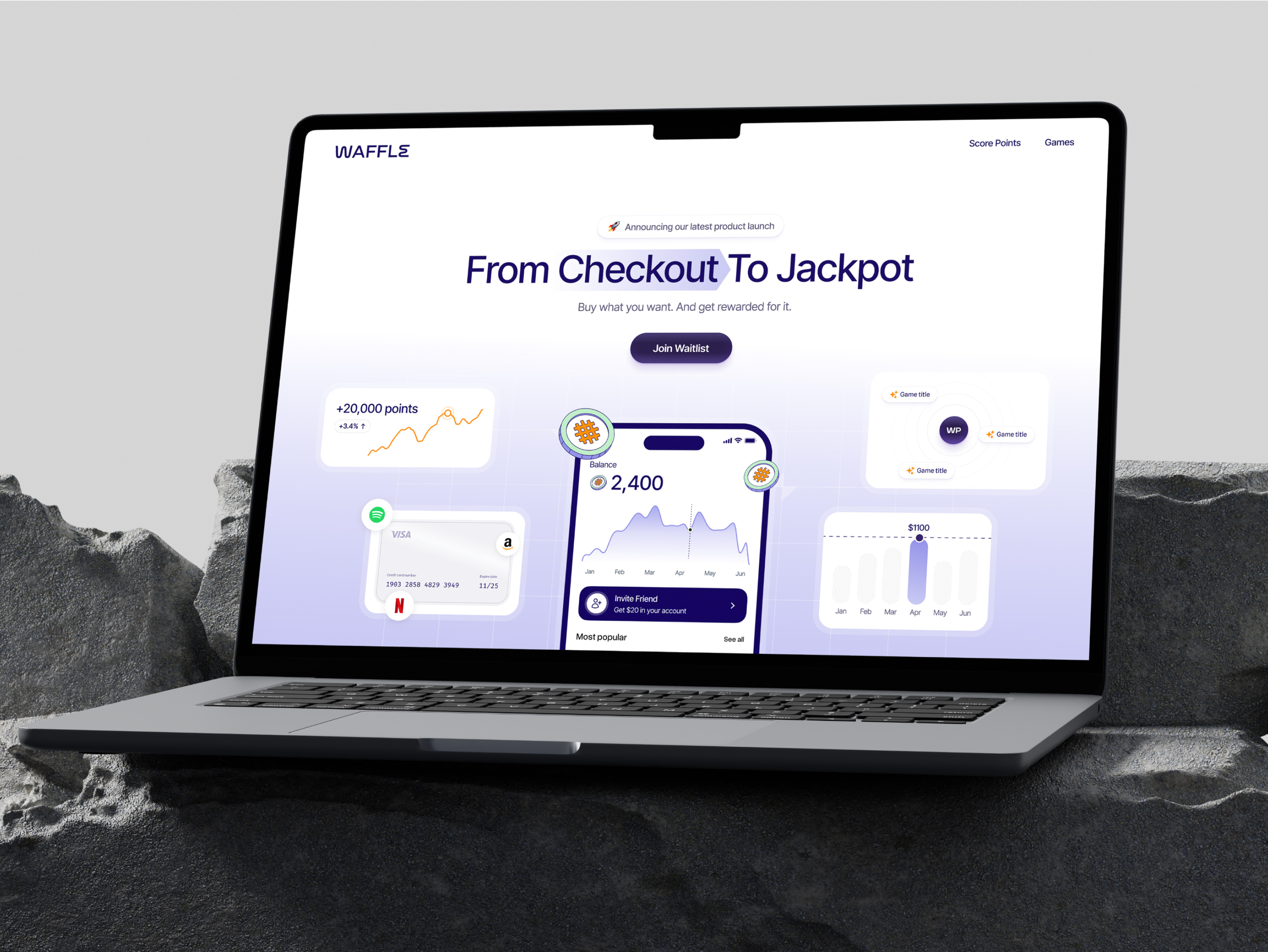 Waffle Pay - UI/UX Design for Fintech Website/Mobile App by Afterglow ...