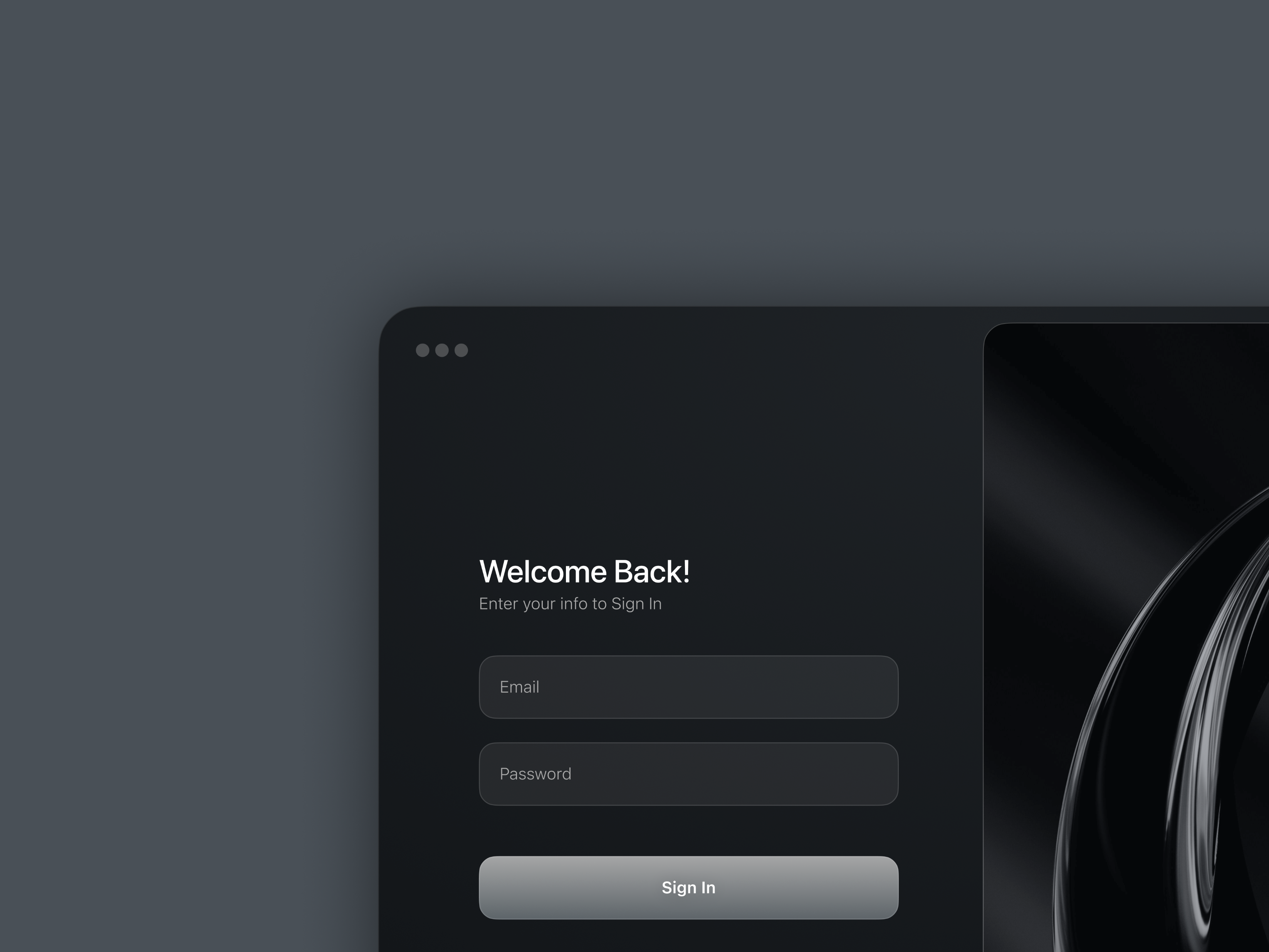 Login Screen – Dark Mode UI. by Yashwanth V on Dribbble