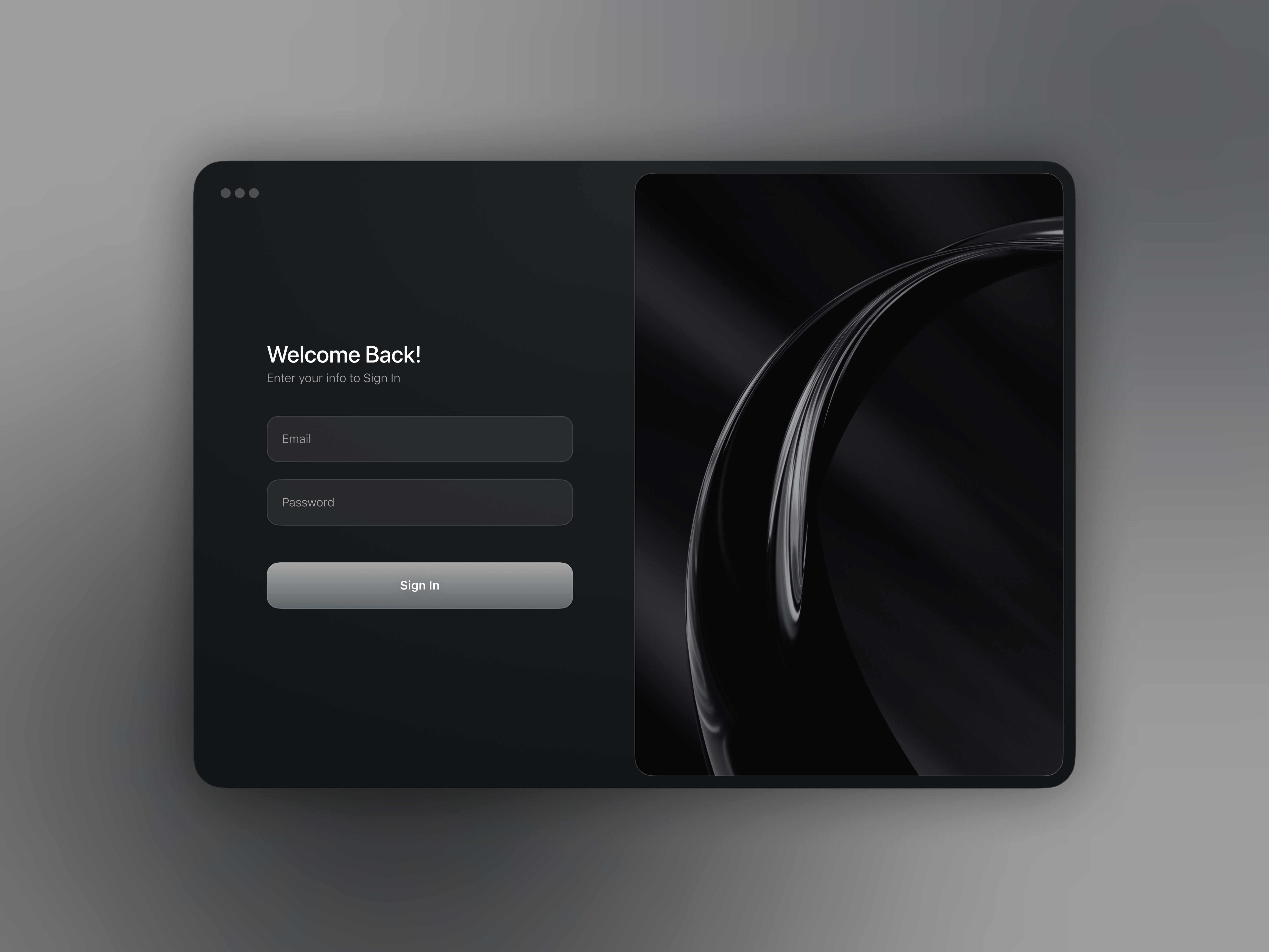 Login Screen – Dark Mode UI. by Yashwanth V on Dribbble