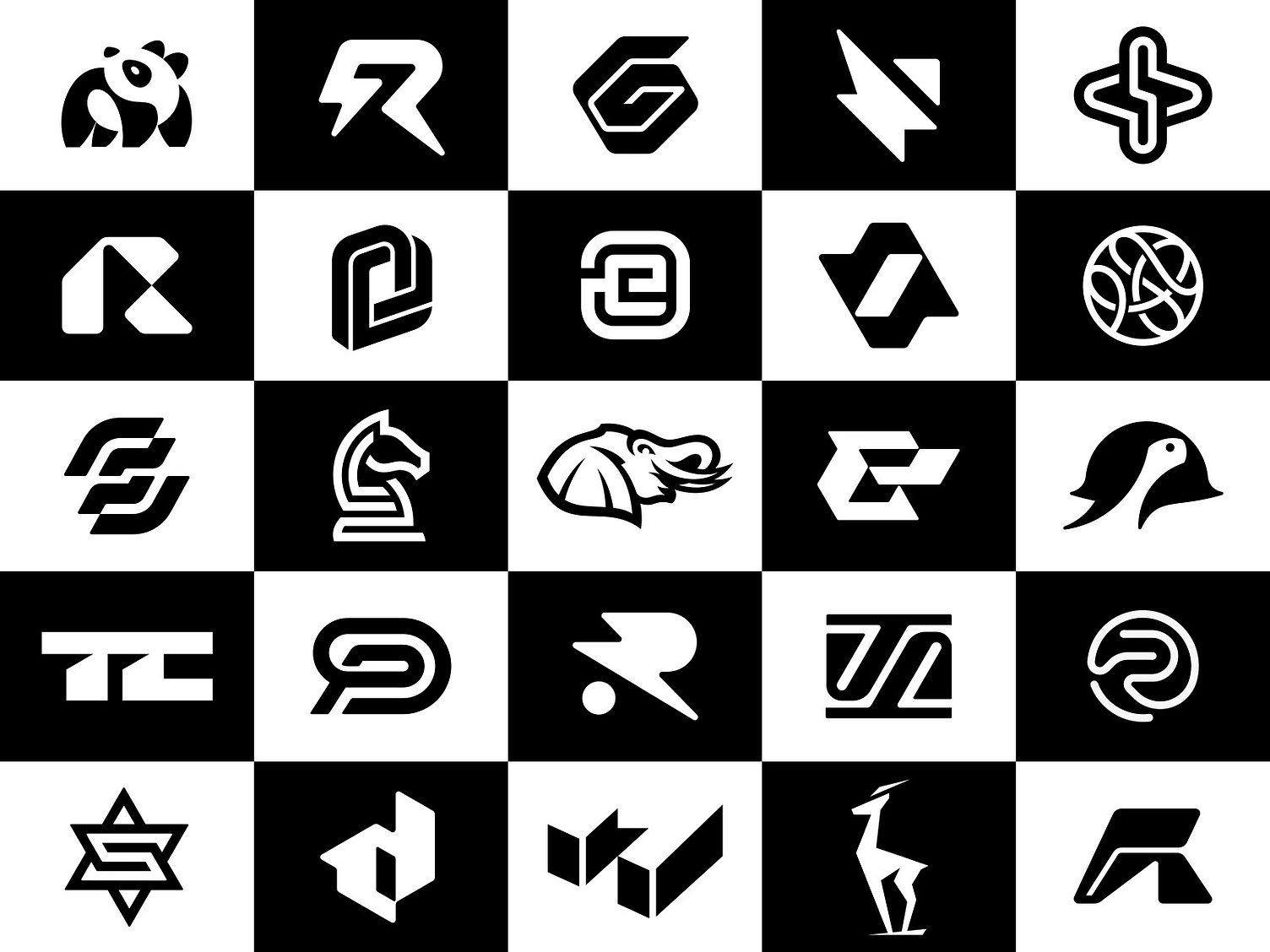 25 logo marks by Gert van Duinen - Cresk Design on Dribbble