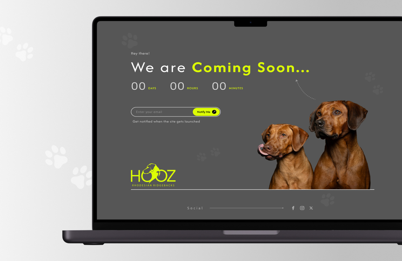 Coming Soon Screen: Web Design by Tript on Dribbble