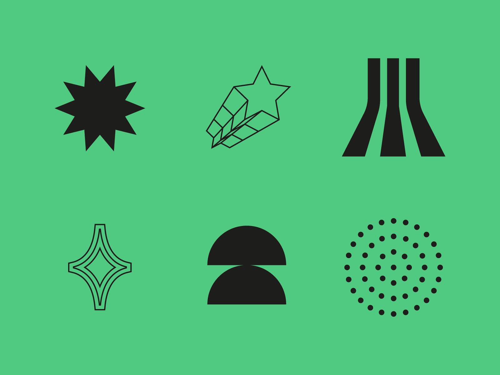 Abstract symbols set by Boyko on Dribbble
