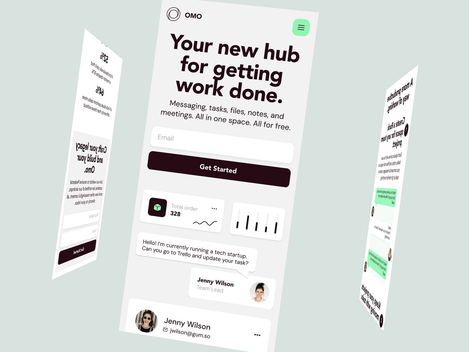 OMO responsive by Taras Migulko for Emote on Dribbble