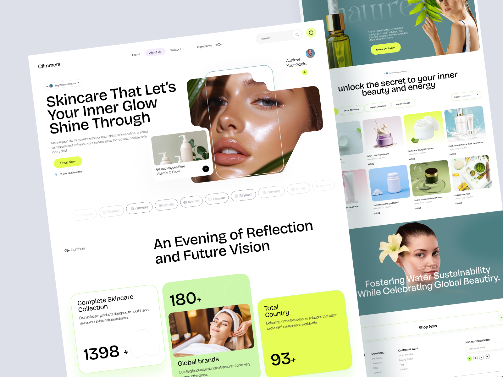 Skincare & Beauty Products Website Design by Orphior eCommerce for ...