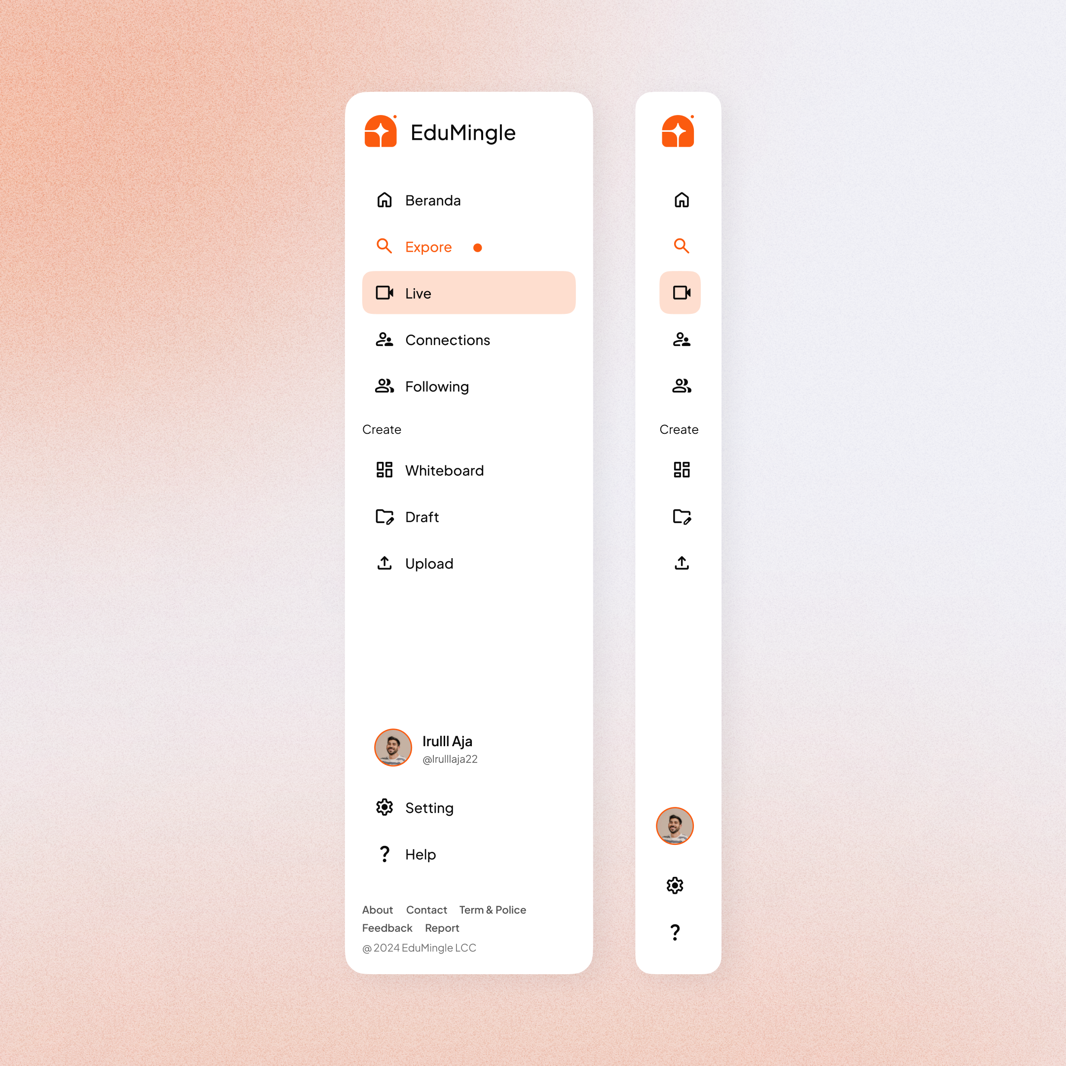 Browse thousands of Side Nav Bar images for design inspiration | Dribbble