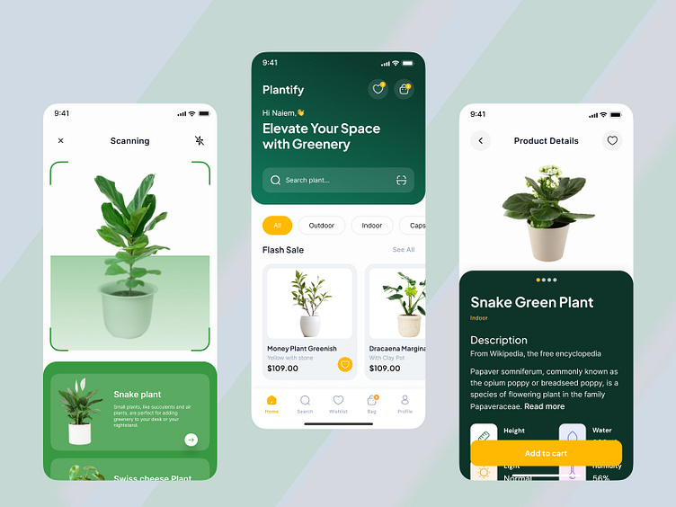 Plants Mobile App by Naiem Islam on Dribbble