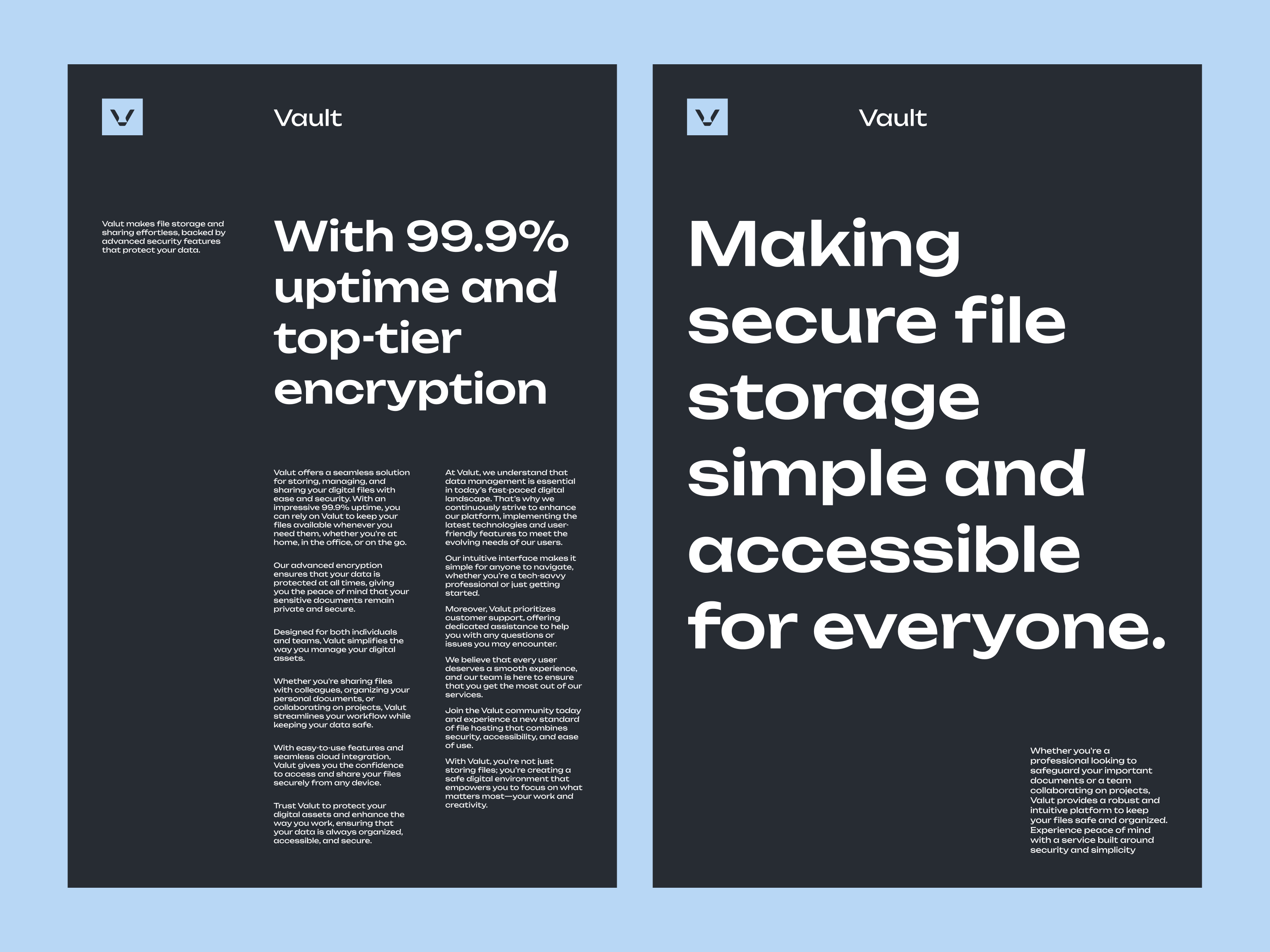 Vault: media content by QuetraTech on Dribbble