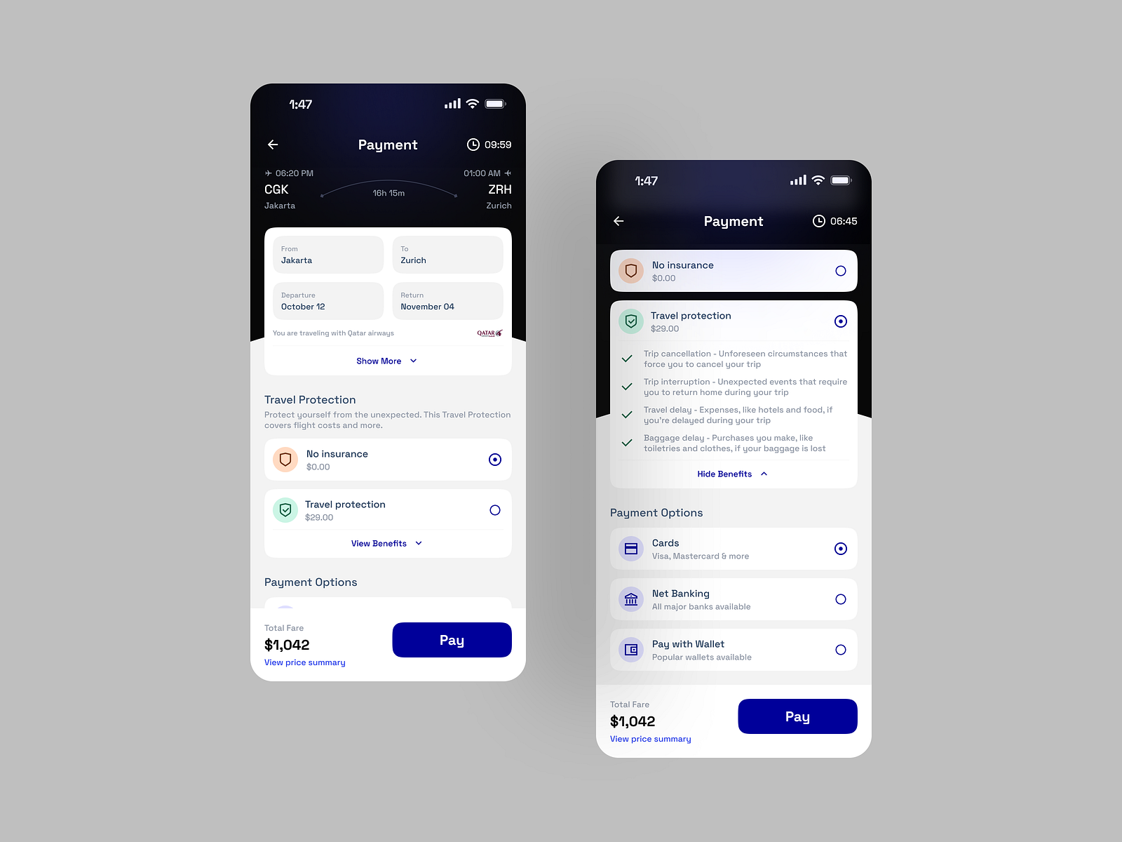 Flight Booking by Naved Alam on Dribbble