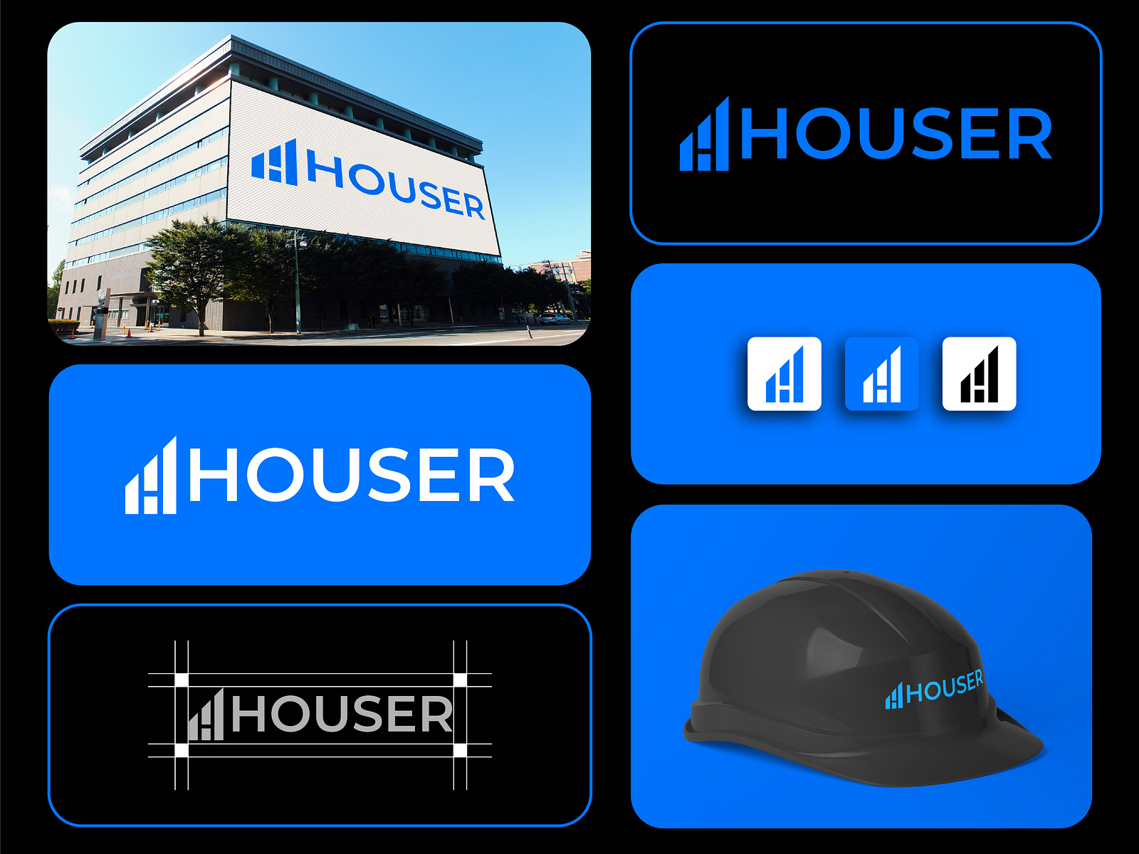 HOUSER | Real Estate logo and brand identity design by Mohammad Raja ...