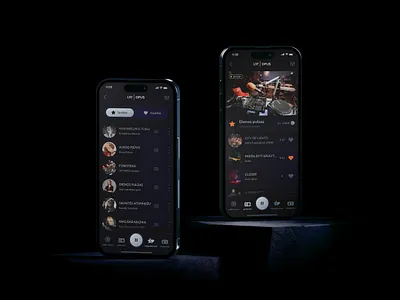 Music App Prototype designs, themes, templates and downloadable graphic ...