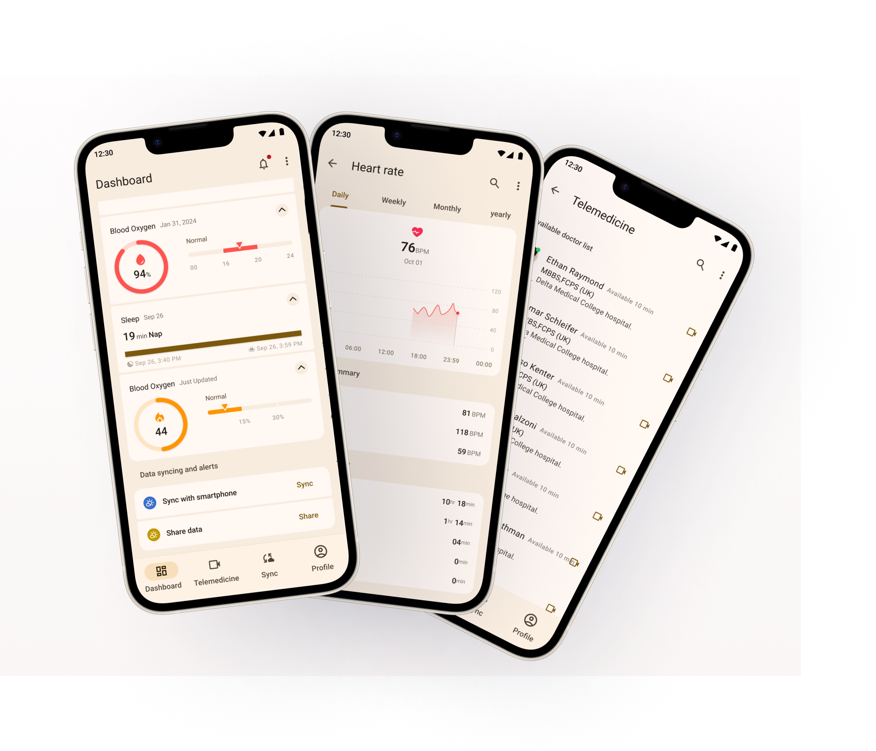 AI-Integrated Health Monitoring App by MIRZA AL MUSADDEQUE on Dribbble