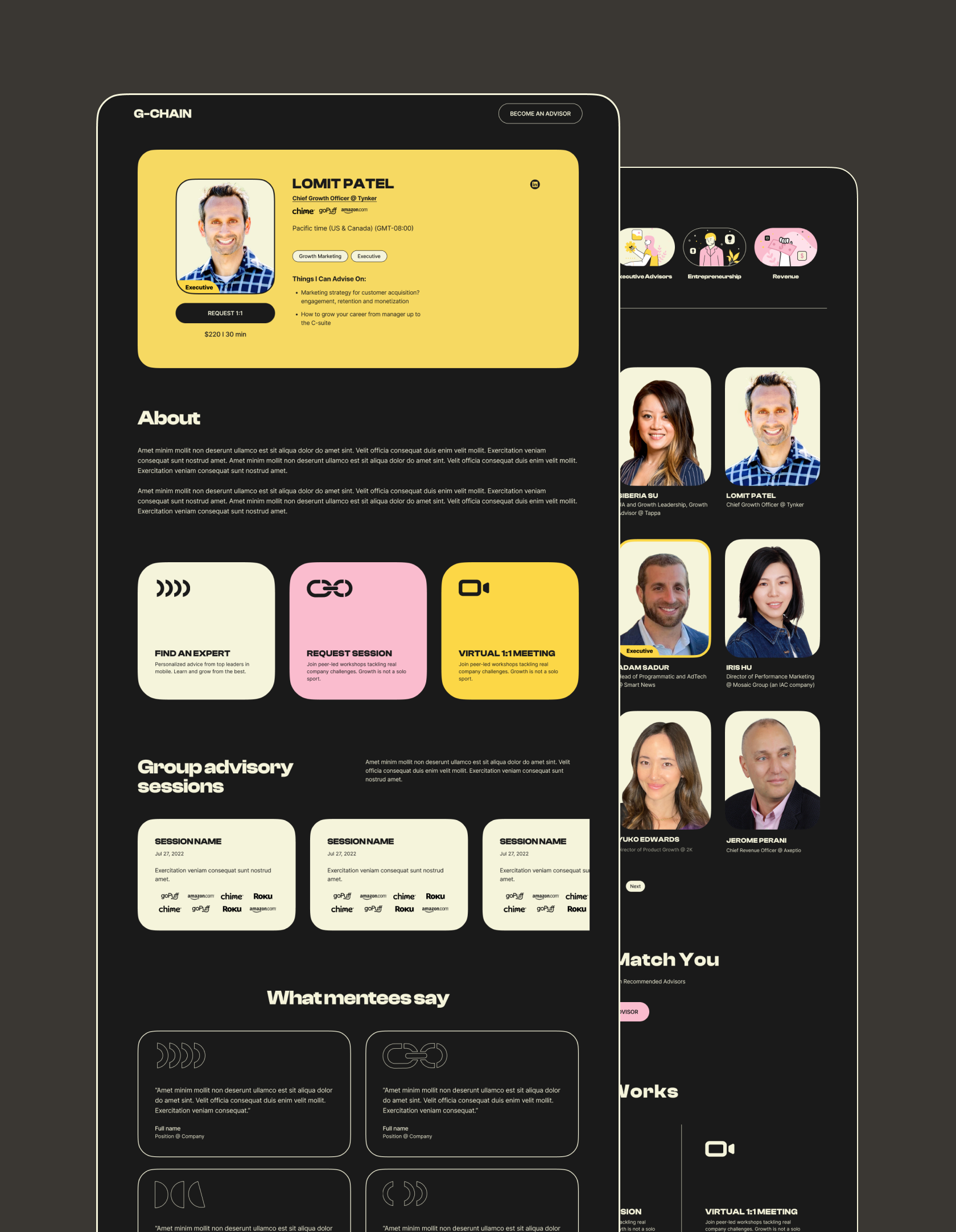 Advisory platform UX/UI by Victoria Kishkova for EGO CREATIVE ...