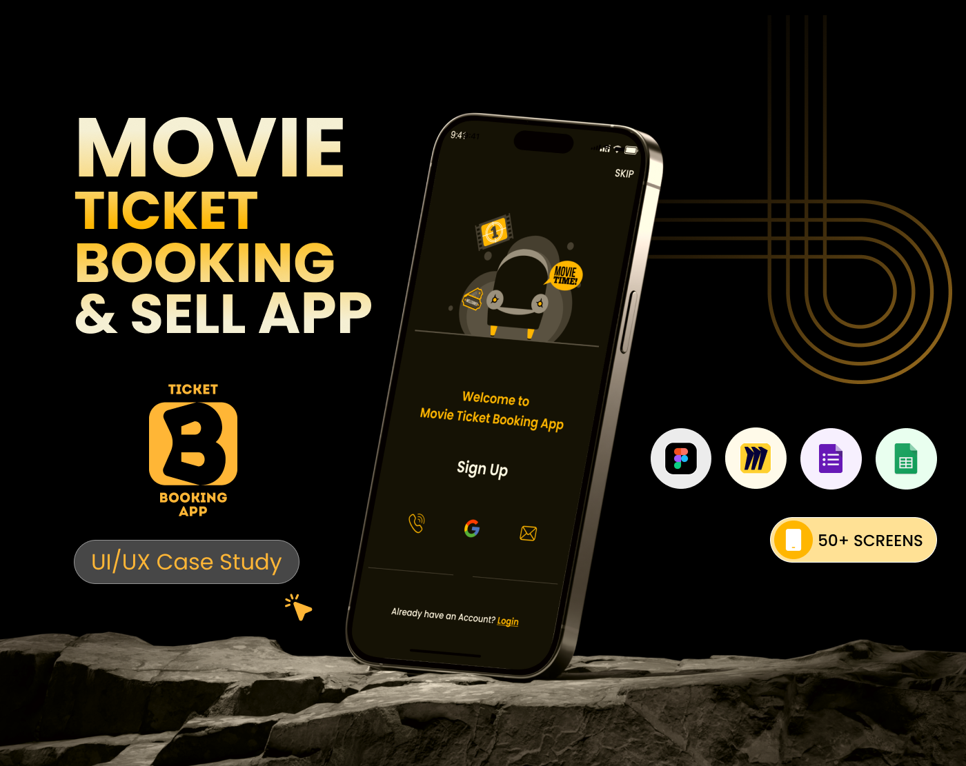 Ticket Booking App Design designs, themes, templates and downloadable ...
