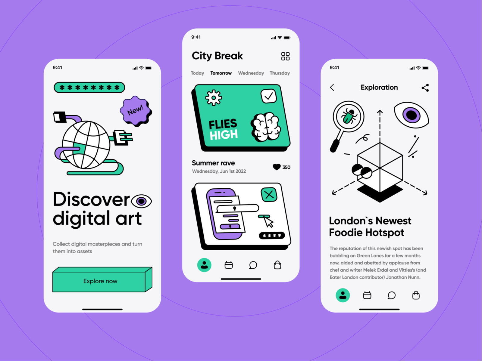 Creative UI Concept | Neobrutalism by Linur for Eloqwnt on Dribbble