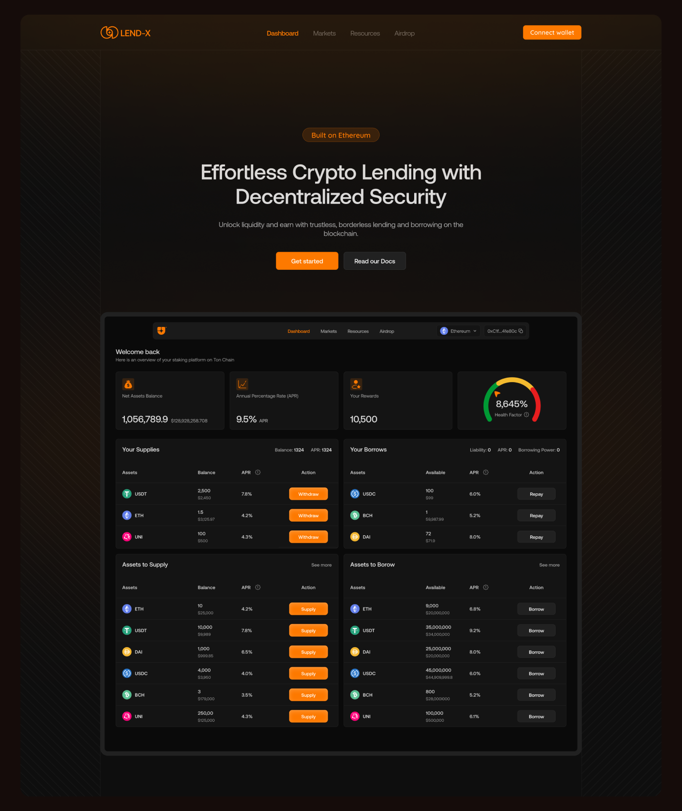 Hero Section Variation for Web3 Protocol by Johnpaul Adebayo on Dribbble