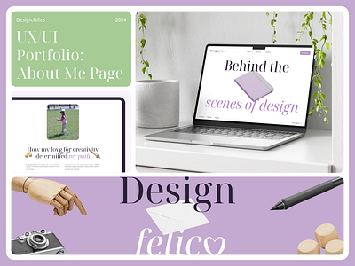 UX/UI Portfolio Design – Study Project by Design.felico on Dribbble