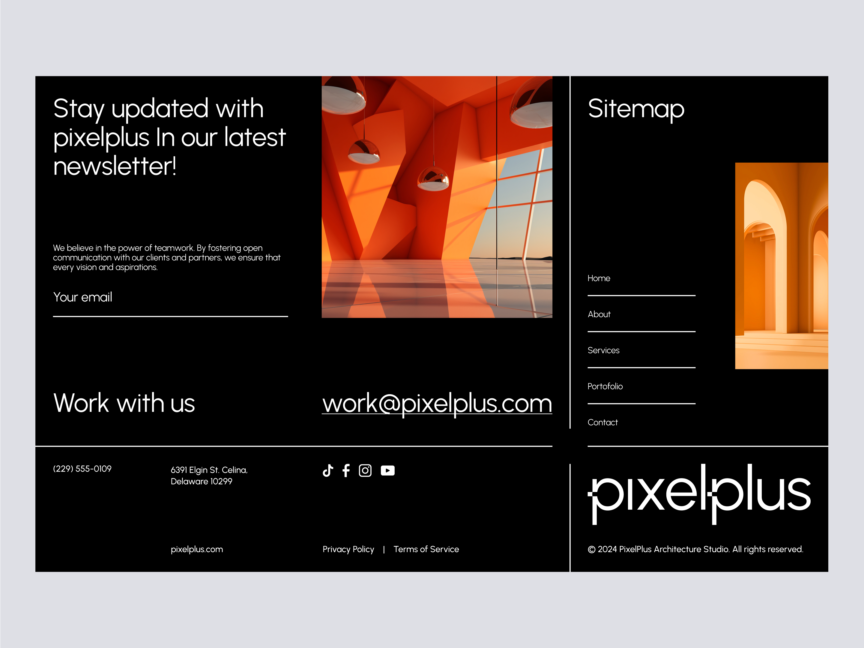 pixelplus : Architect Studio - Website Landing Page by SlabPixel Designer for SlabPixel on Dribbble