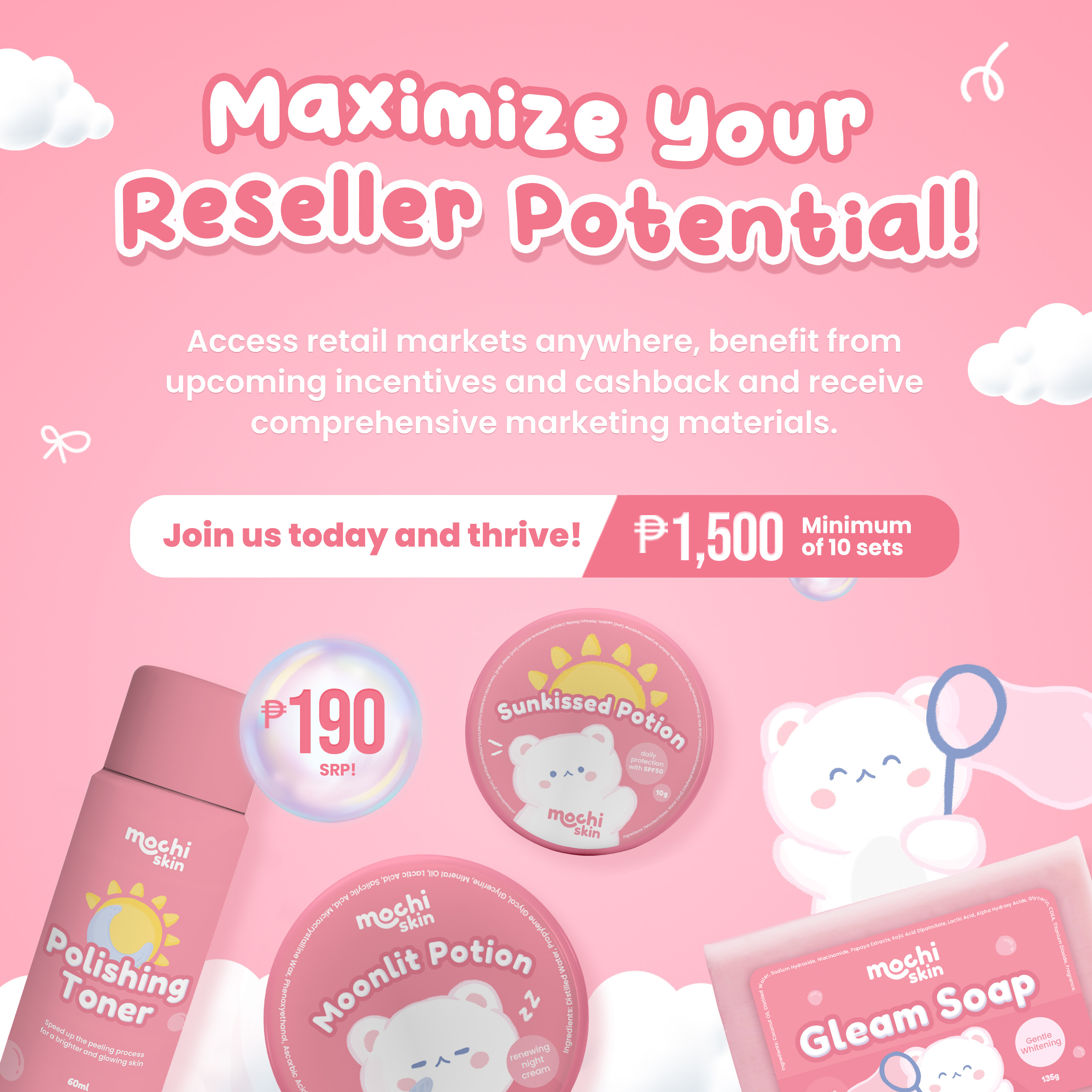 Mochi Skin Poster Ads by Ma. Anthonette Cordero on Dribbble