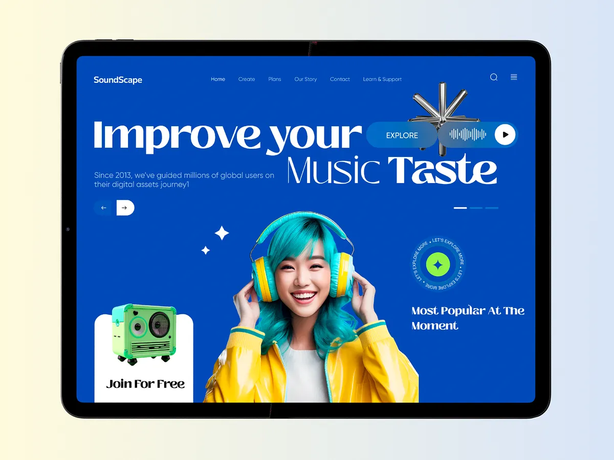 Music Player UI designs, themes, templates and downloadable graphic ...