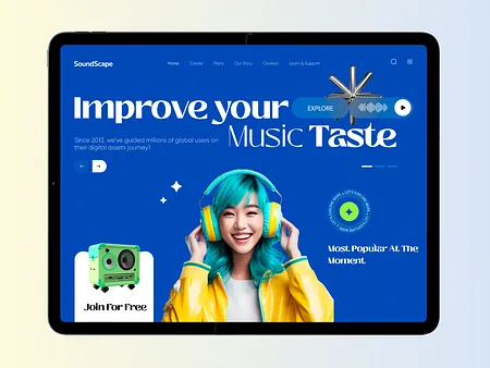 Music Player UI designs, themes, templates and downloadable graphic ...