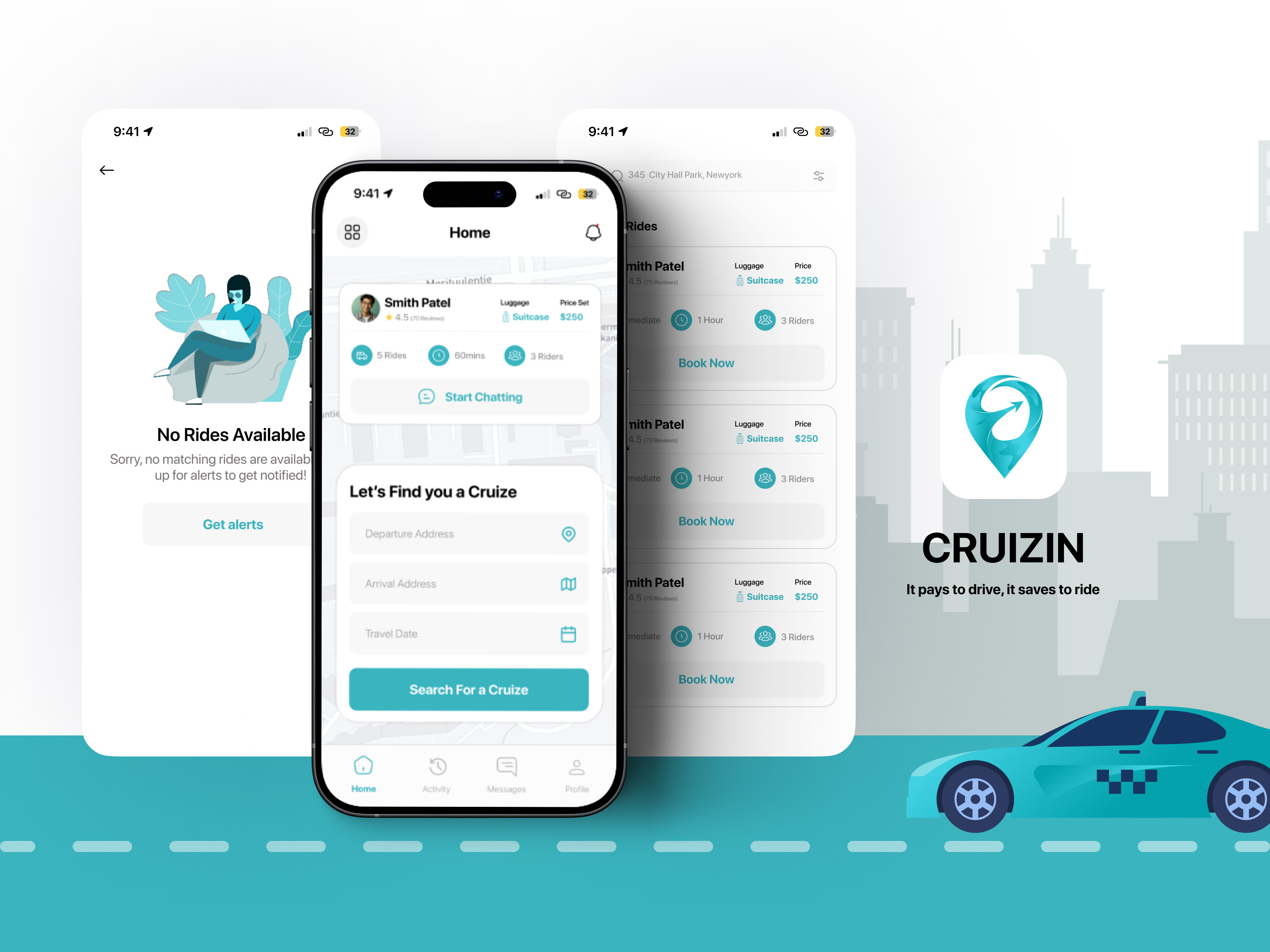 Ride Sharing Mobile App Design by Nhive Ltd on Dribbble