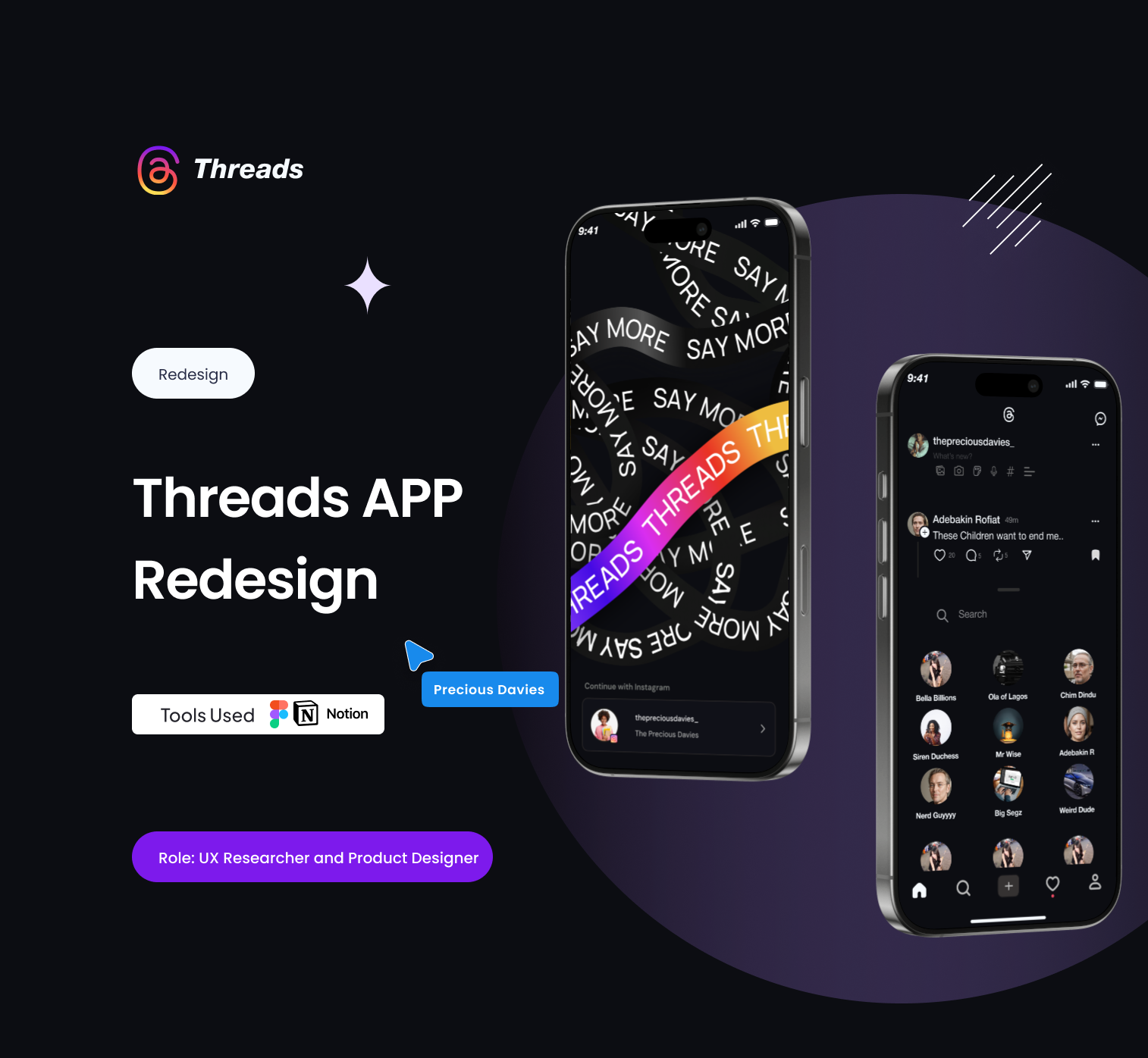 Redesign Threads App by Precious Davies on Dribbble