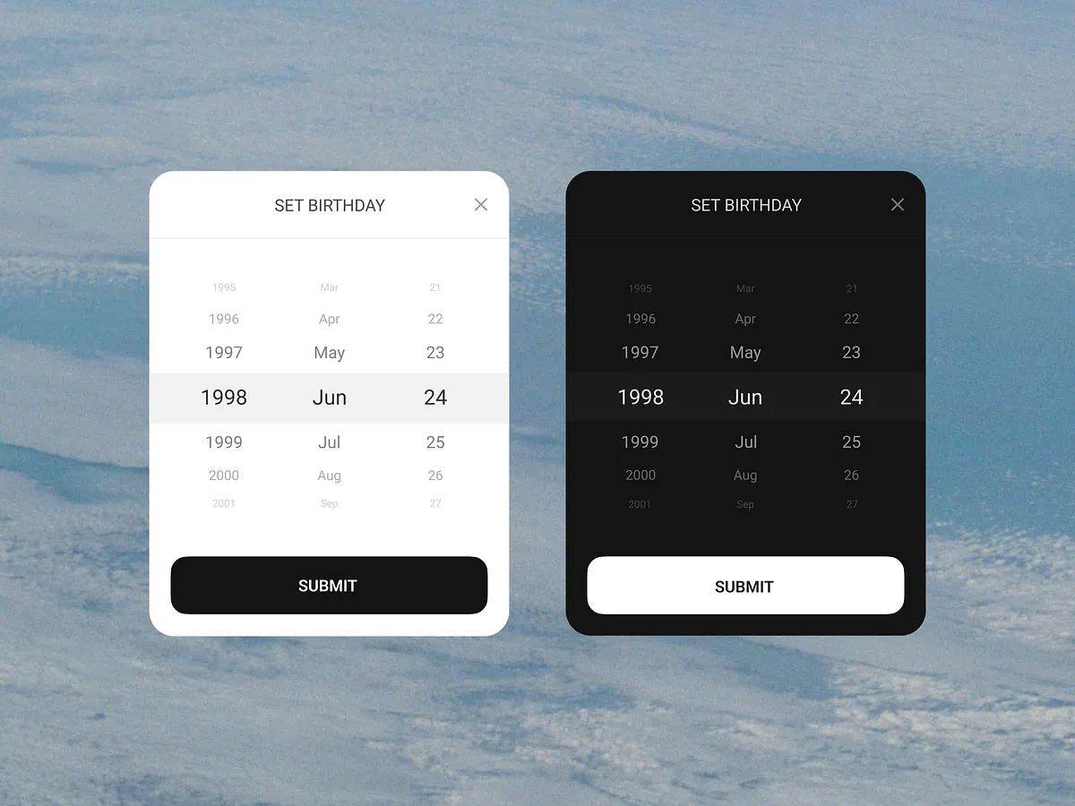 Browse thousands of Birth Date Picker images for design inspiration ...