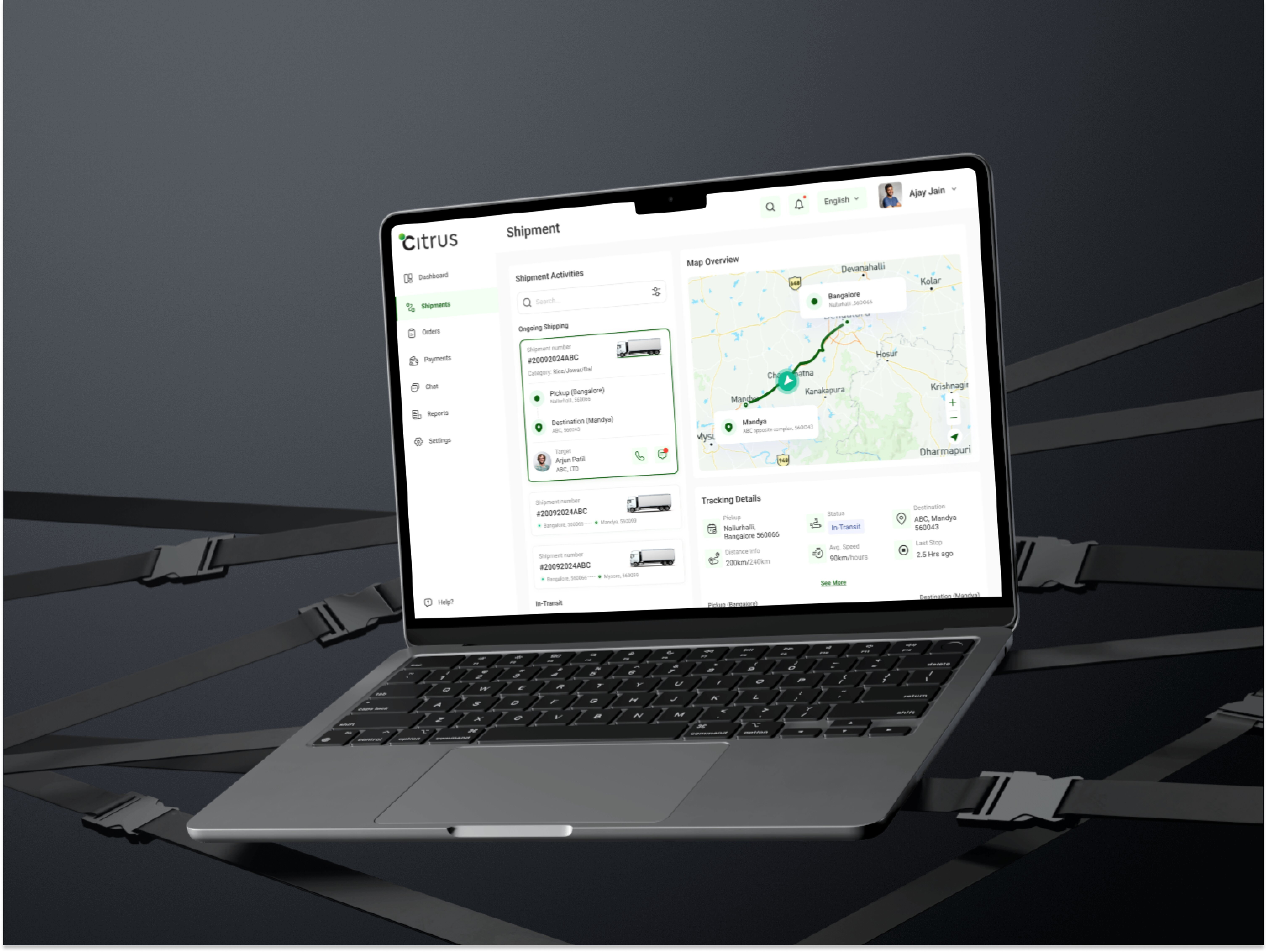Freight Dashboard and Shipment Tracking by Deepika D Bind on Dribbble