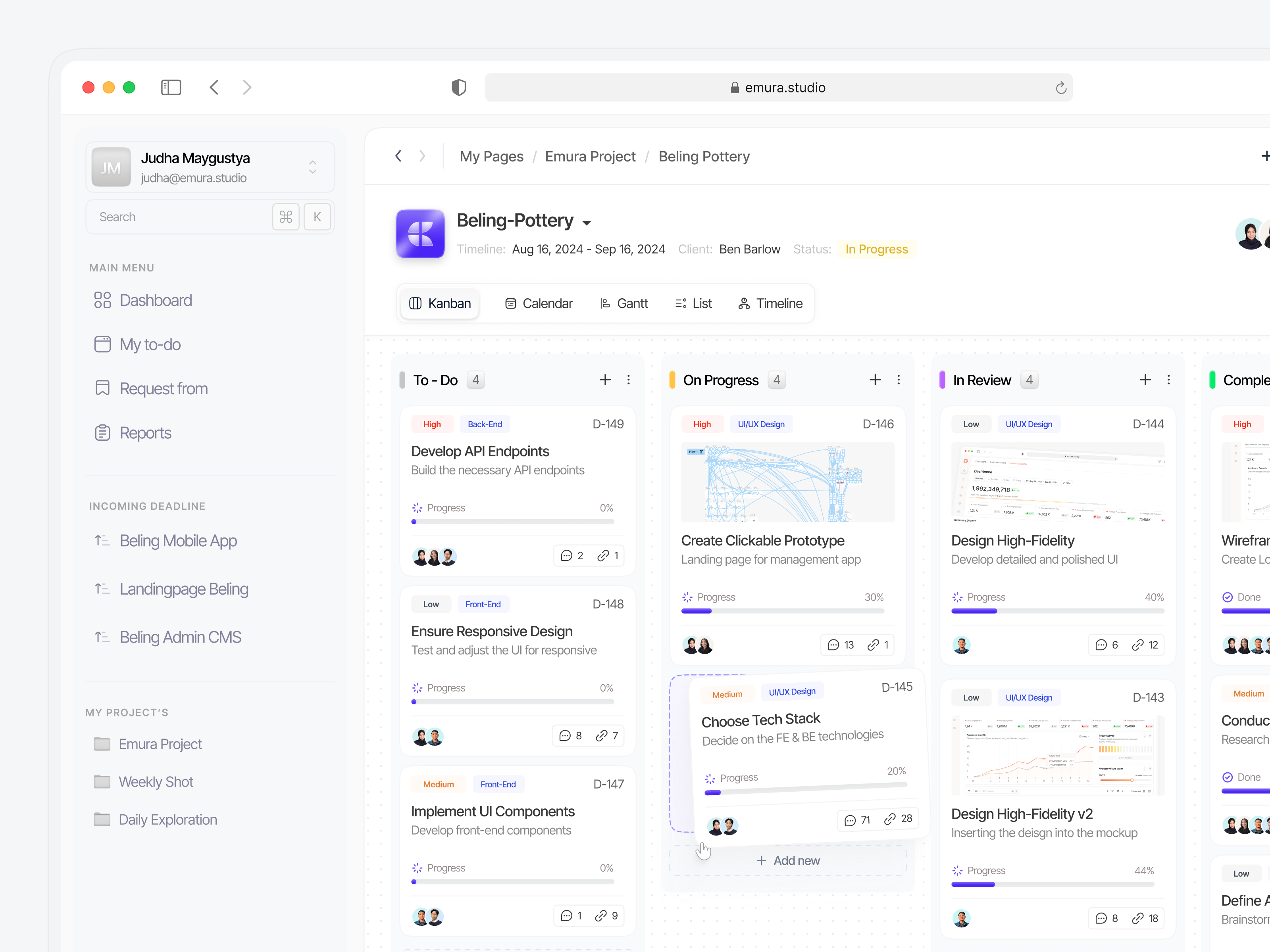Task Management Dashboard designs, themes, templates and downloadable ...