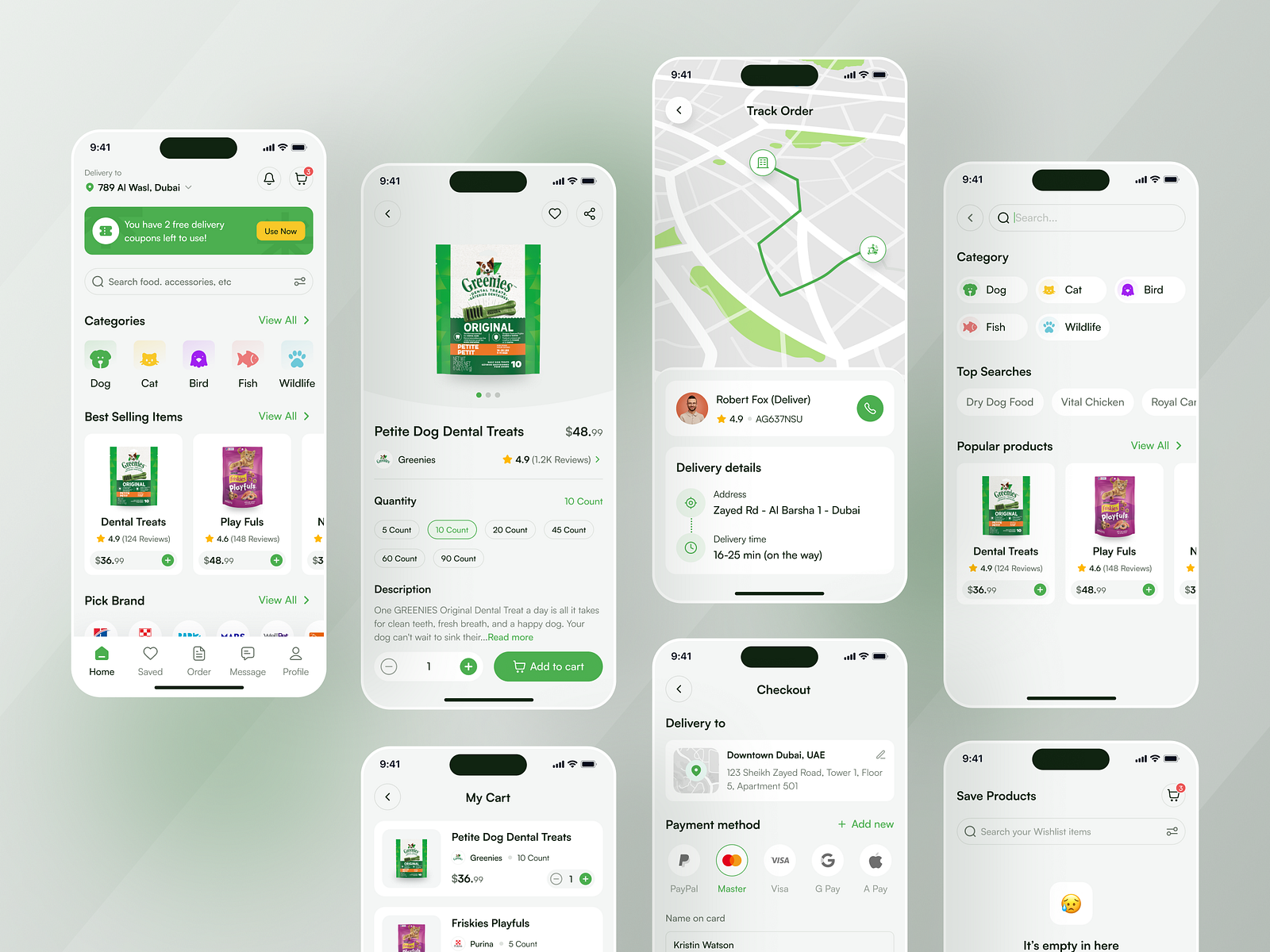 Pet Food Store - Mobile app UI/UX by Isfak Sarder on Dribbble