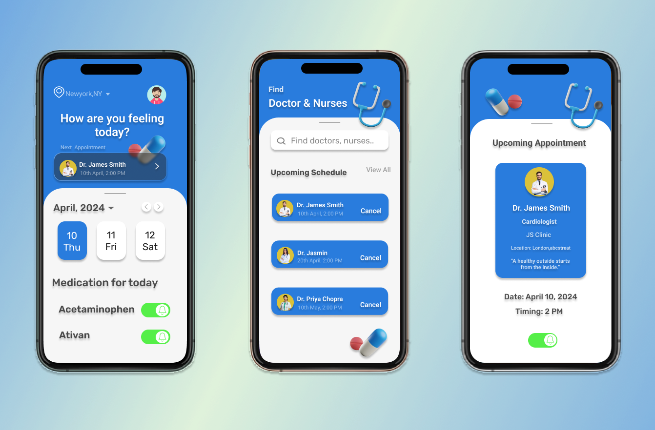 HealthTech UI/UX Design by Hajra Saddique on Dribbble