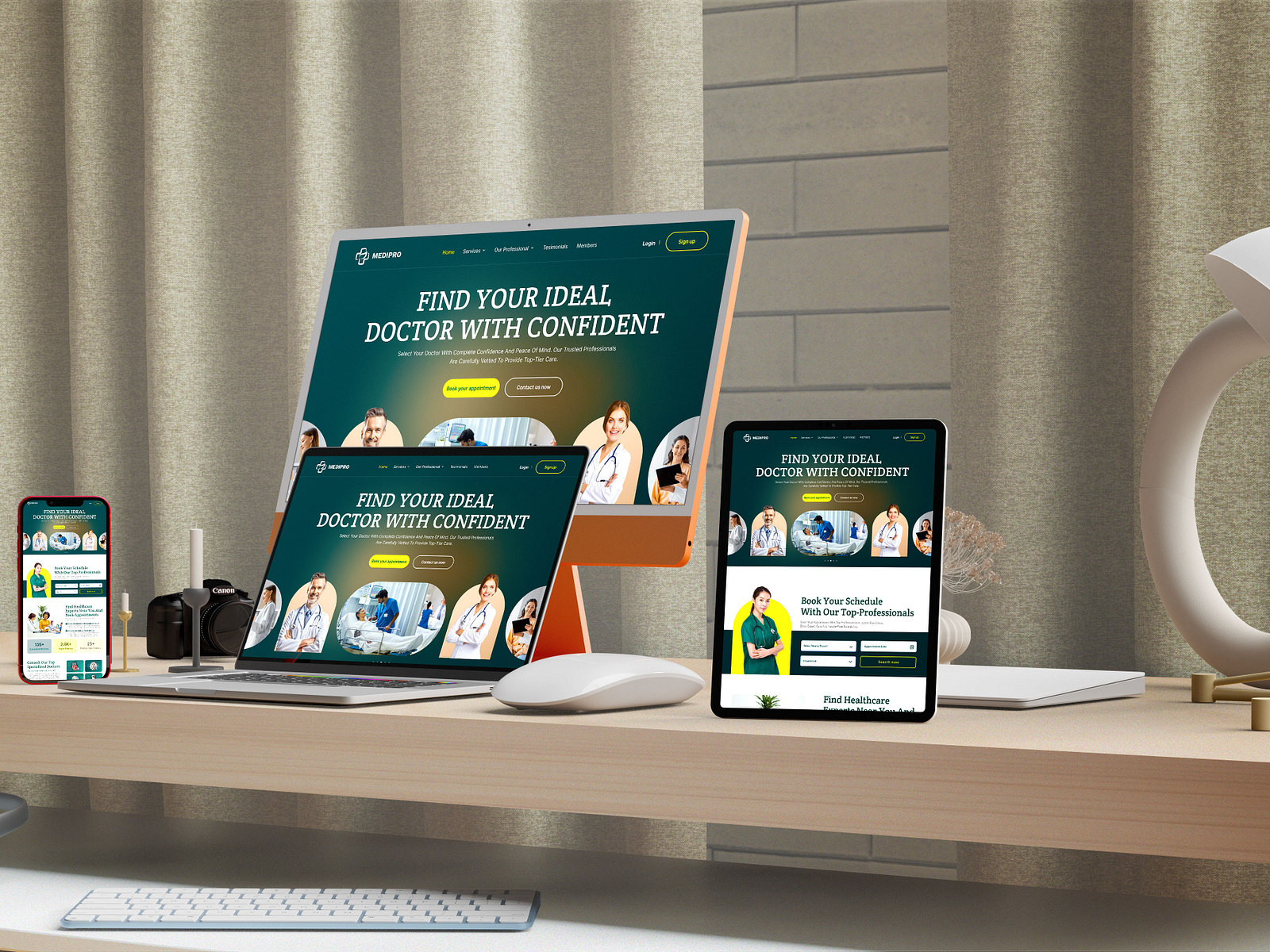Healthcare Doctor Booking Website UI/UX Design by Anis Morsalin on Dribbble