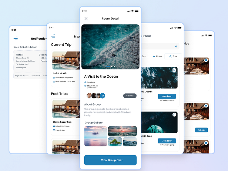 Travel app Tour Plan UI Design by Rayhan Nasir on Dribbble
