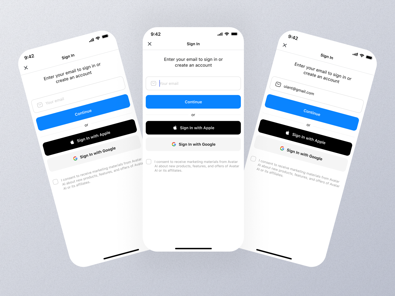 Sign In Mobile App Ui by UI Ants on Dribbble
