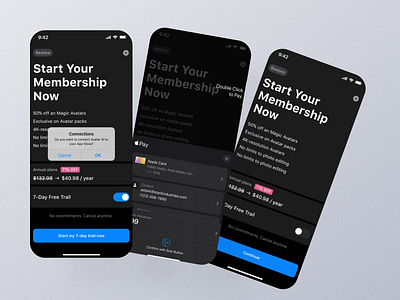 Membership Mobile App Ui by UI Ants on Dribbble