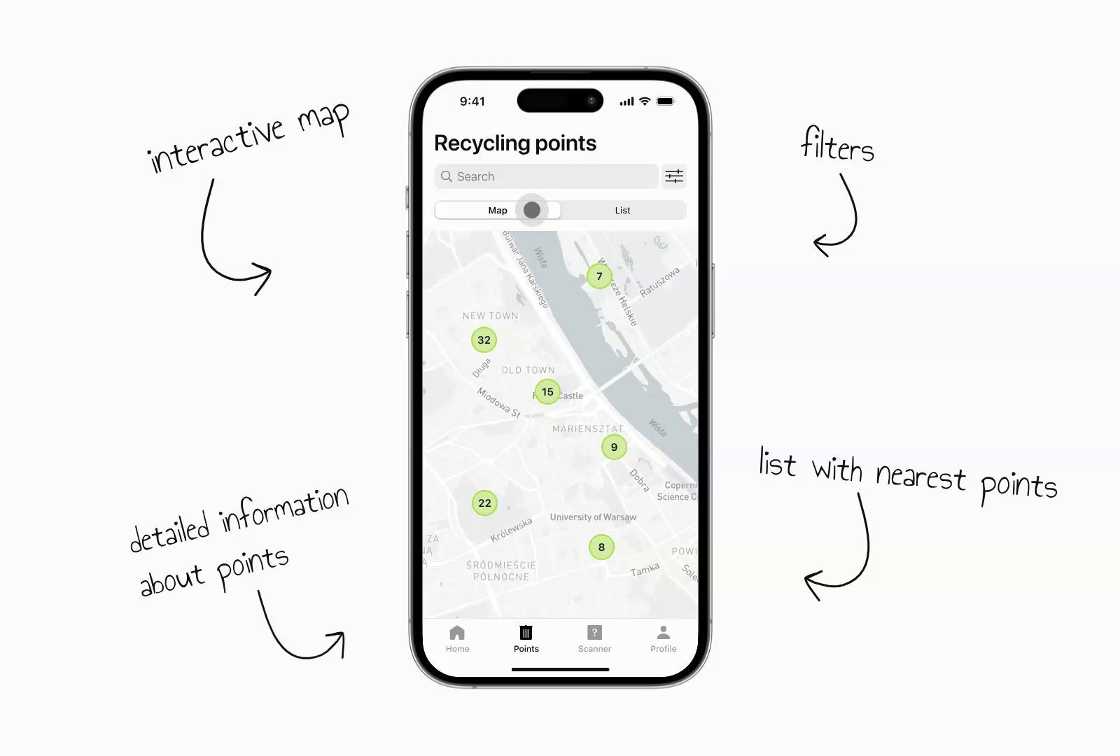 Helper Mobile App | Map search by Veranika Sasnouskaya on Dribbble
