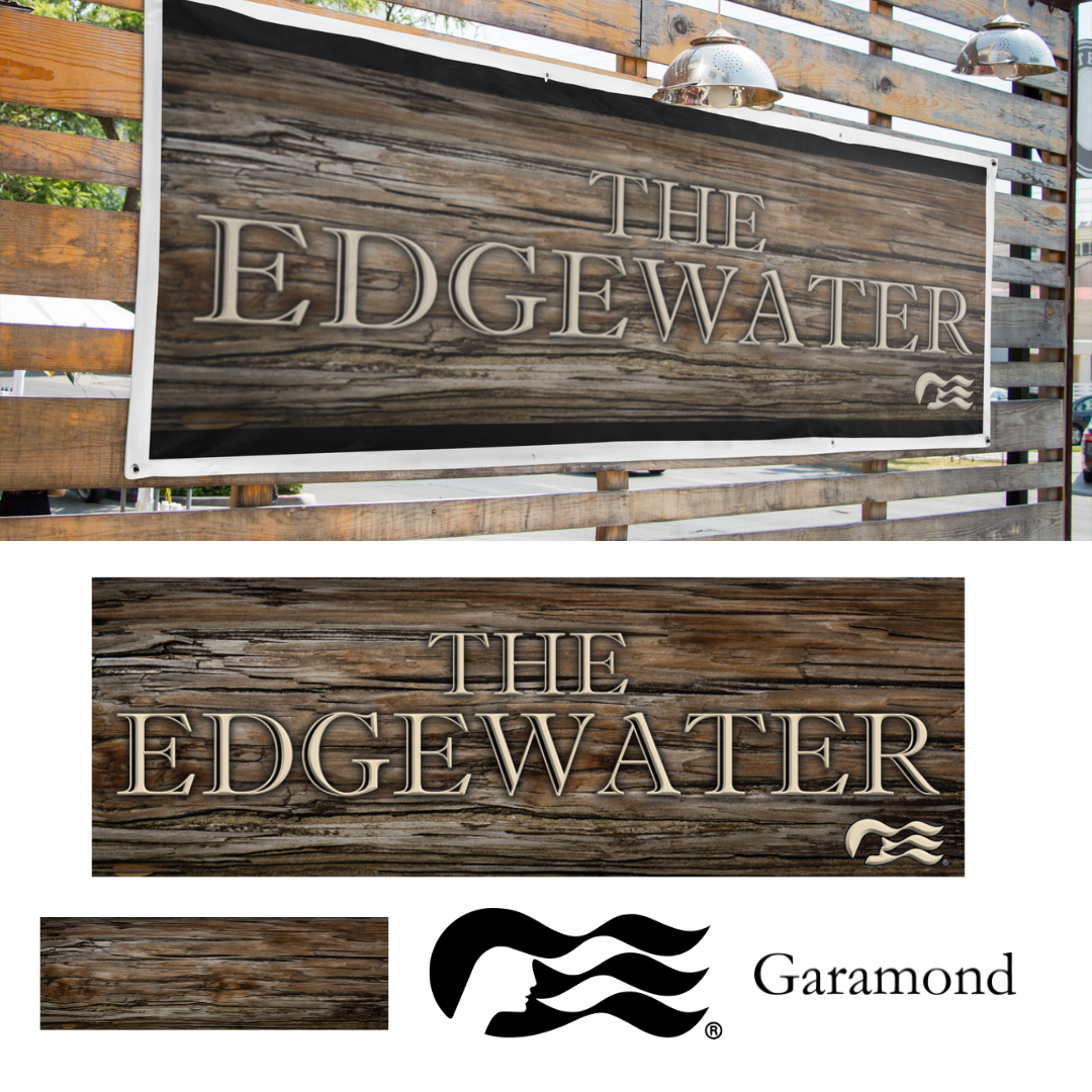 The Edgewater Restaurant Sign by Brianna Marble on Dribbble