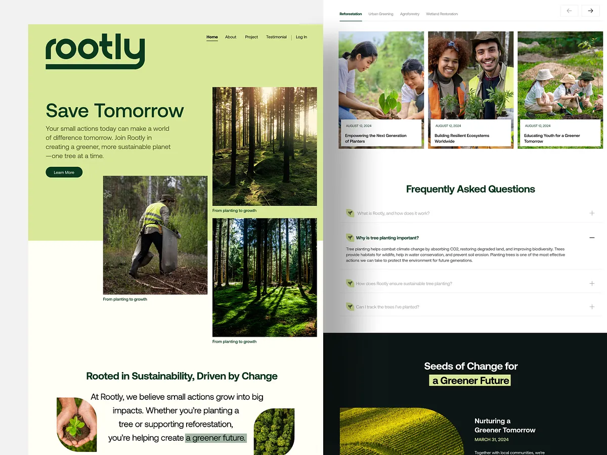 Green Website designs, themes, templates and downloadable graphic ...