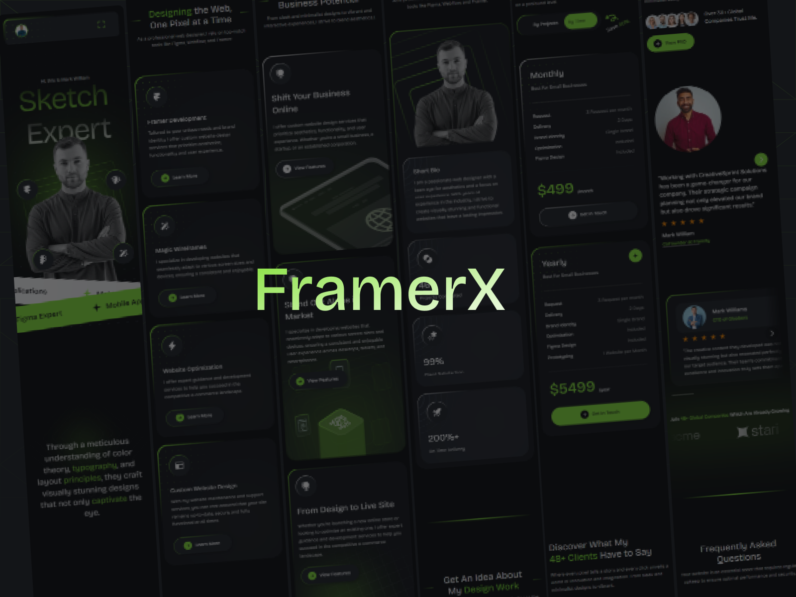 XFramer - Framer Designer Portfolio Template by Muhammad Talha on Dribbble