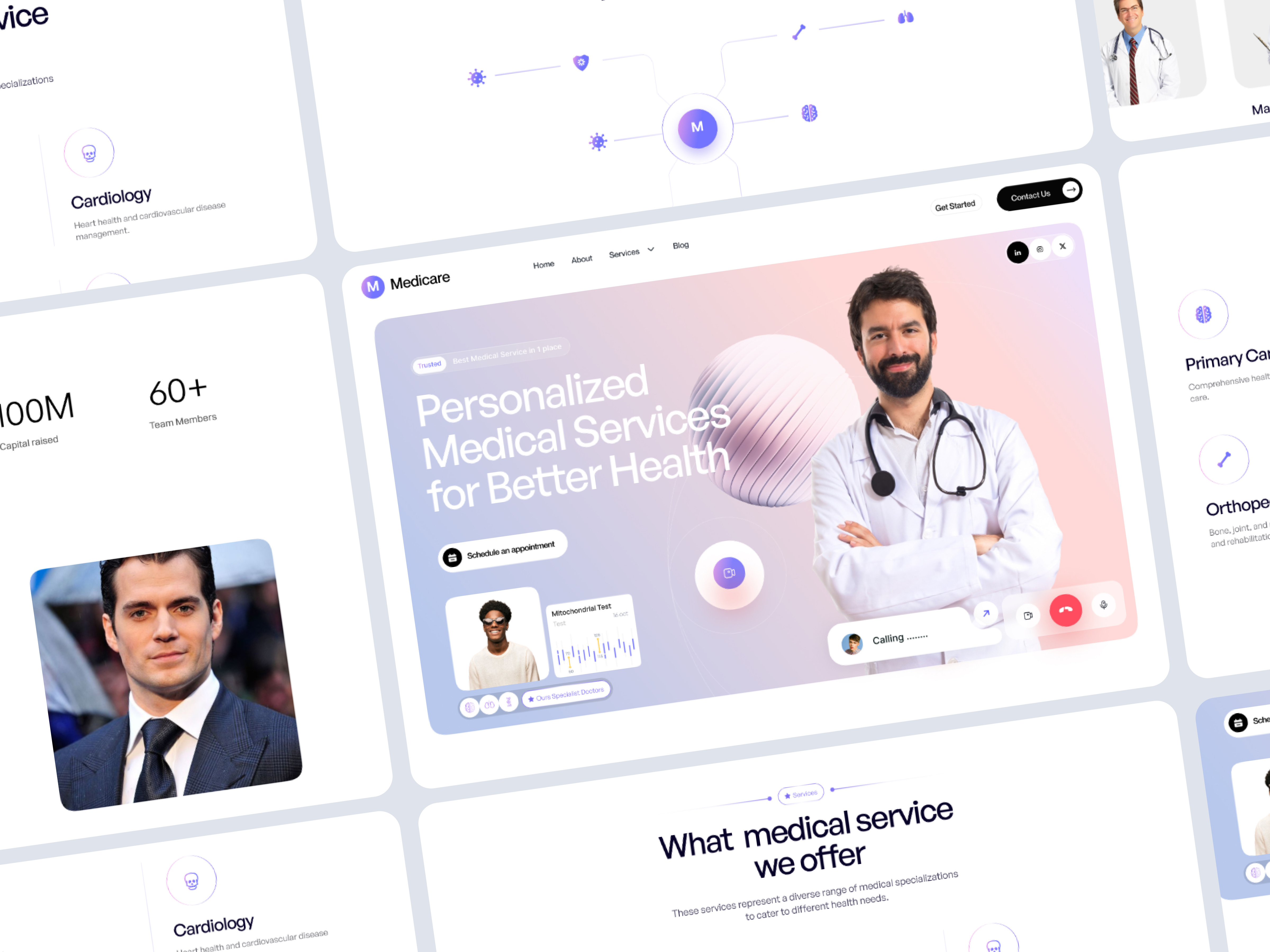 Medical Website Design by Madhu Miah on Dribbble