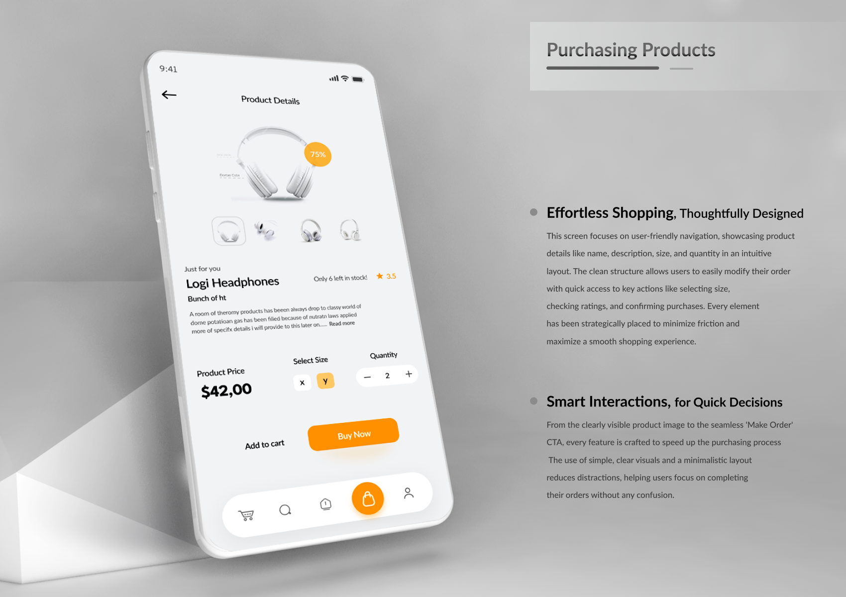 E Commerce mobile application ui ux design by Mansoor Gull ⚚ on Dribbble