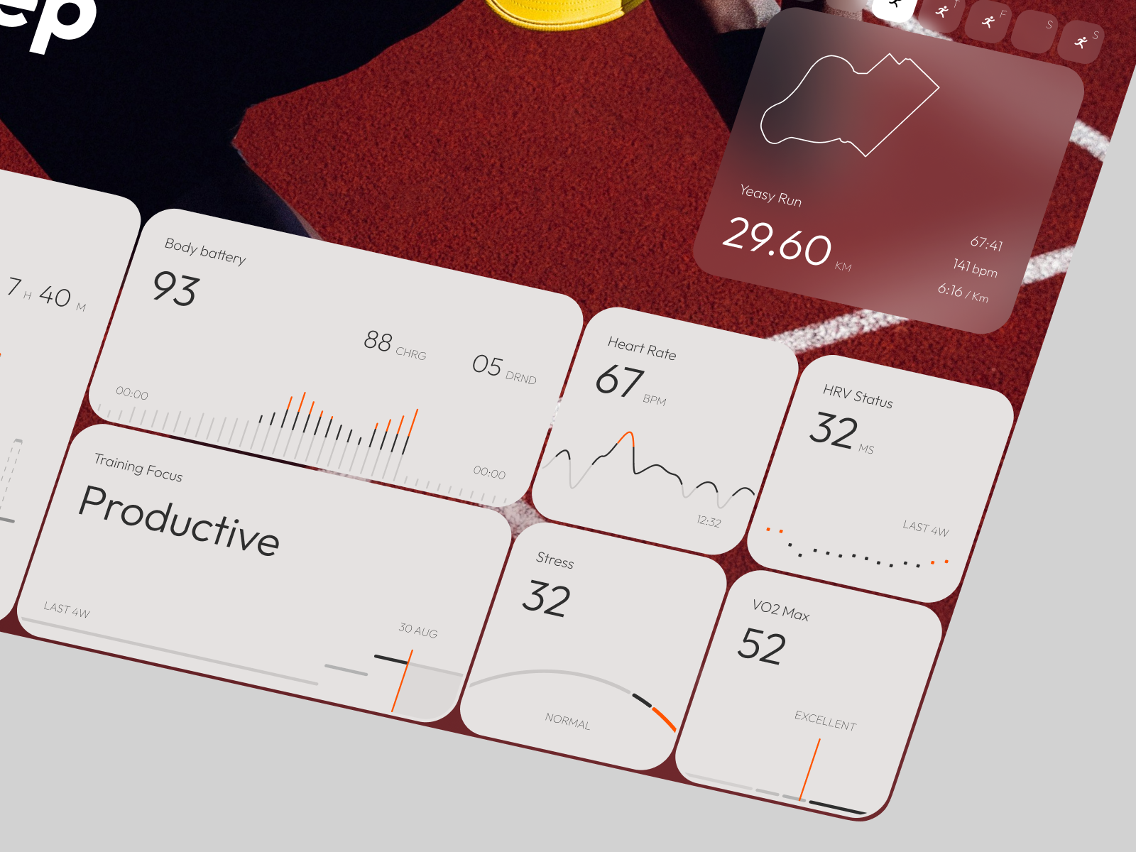 Garmin - SmartWatch Home Dashboard by RonDesignLab ⭐️ on Dribbble