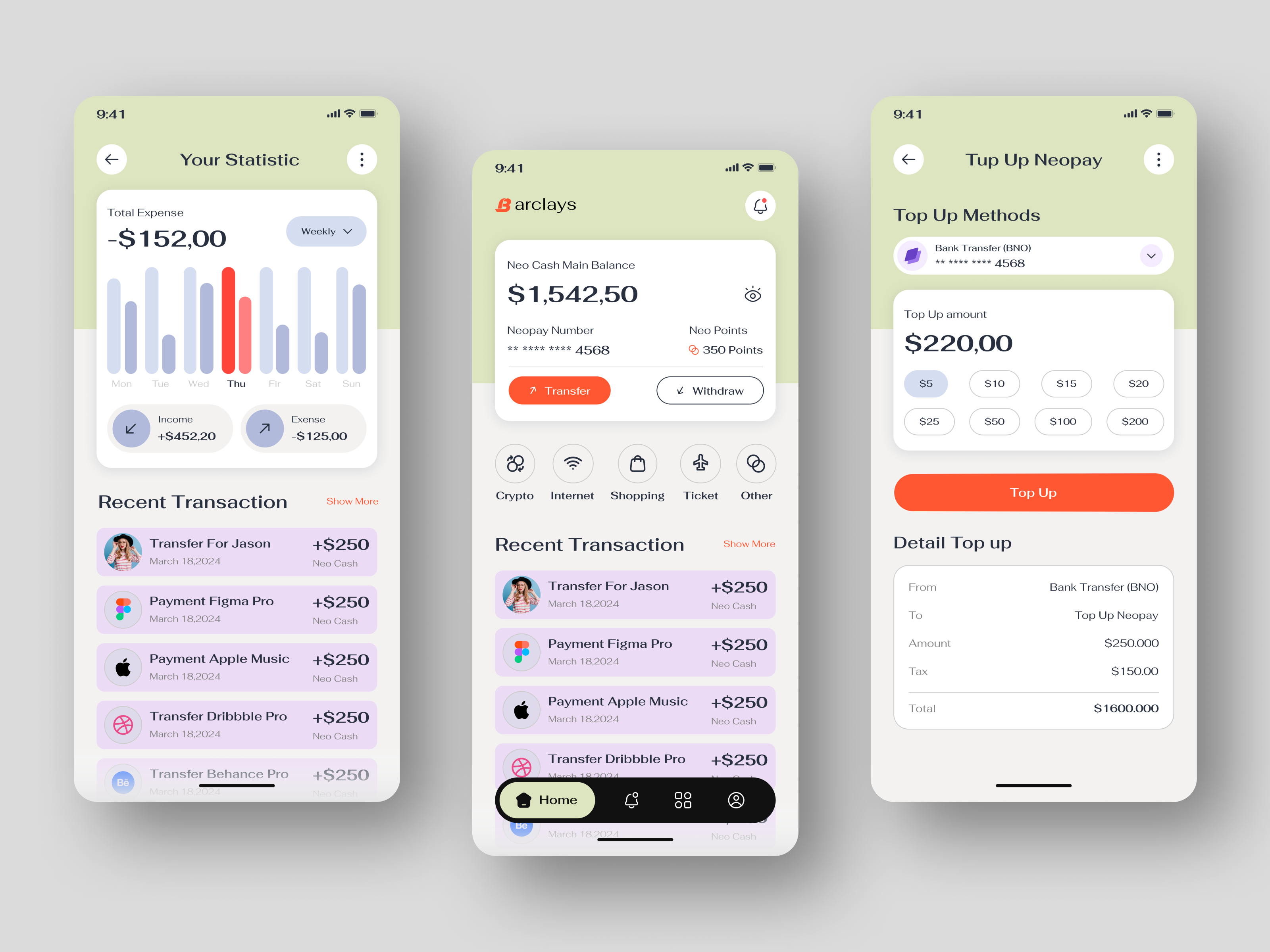 Banking Mobile App Design by MD Sumon Farazi🔥 on Dribbble
