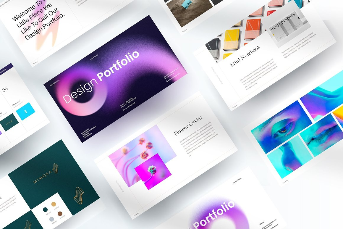 Soup Portfolio Template by Social Media Templates on Dribbble