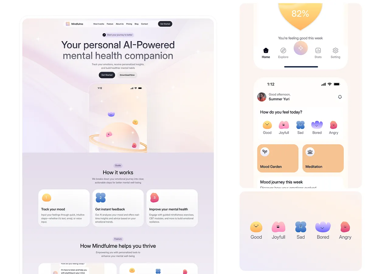 Browse thousands of Mental Health Landing Page images for design ...
