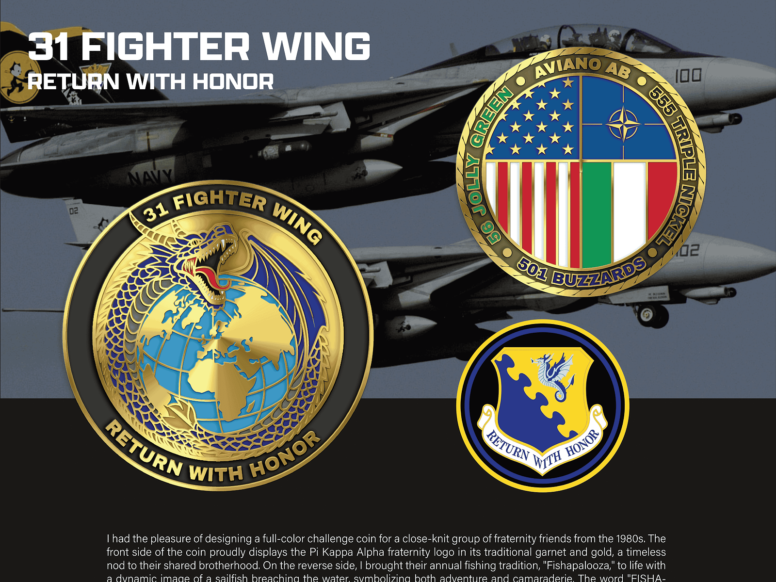 31 FIGHTER WING RETURN WITH HONOR by Muhammad Adi Suseno on Dribbble