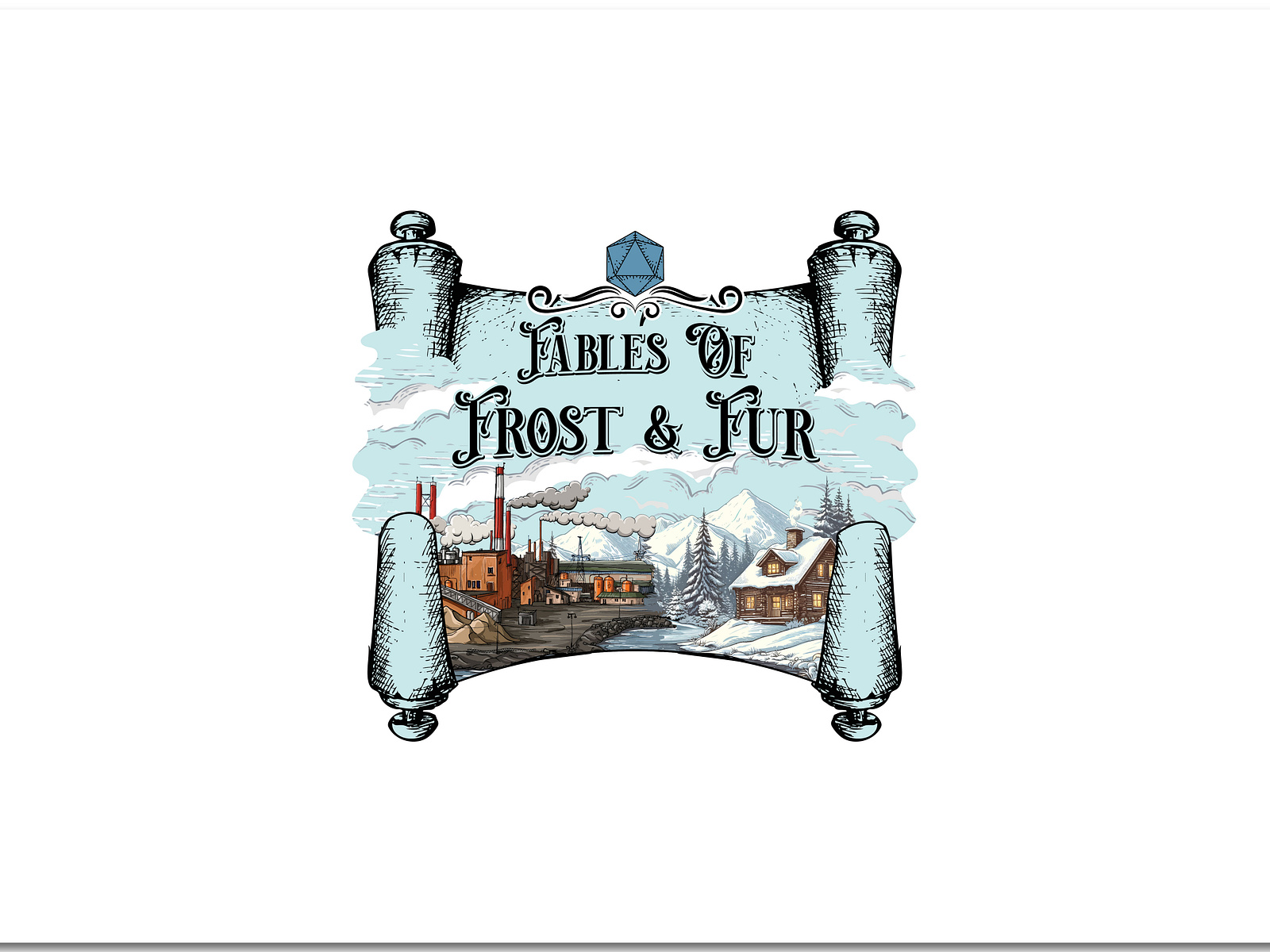 Fables of Frost & Fur vintage logo design by Hanzulla wahid on Dribbble