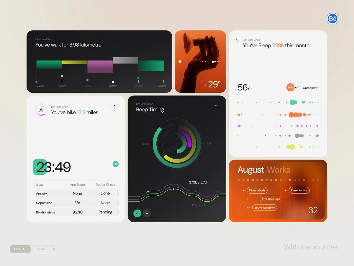 Health Tracker designs, themes, templates and downloadable graphic ...
