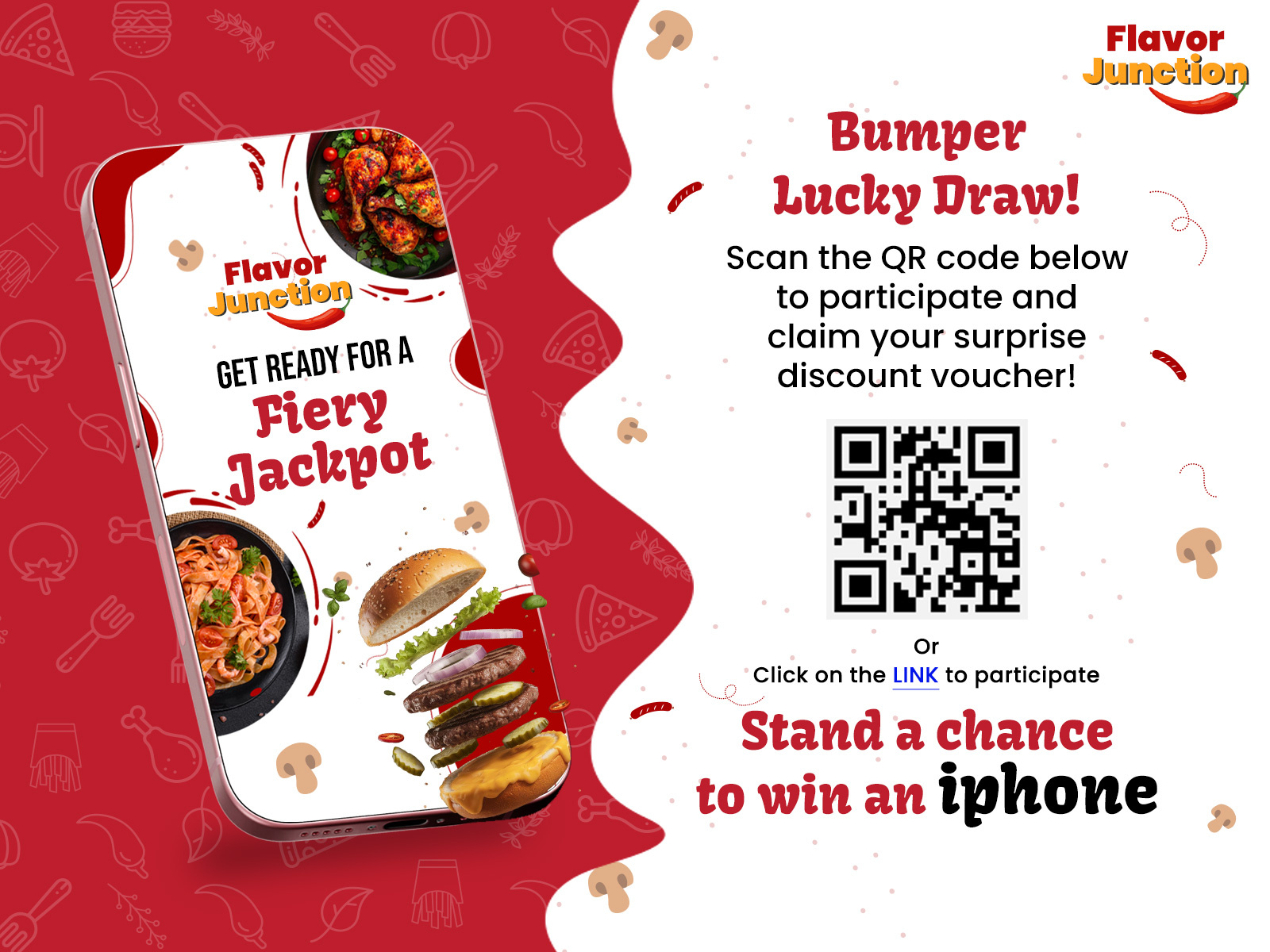 Flavor Junction Bumper Lucky Draw Campaign by Vouchermatic on Dribbble