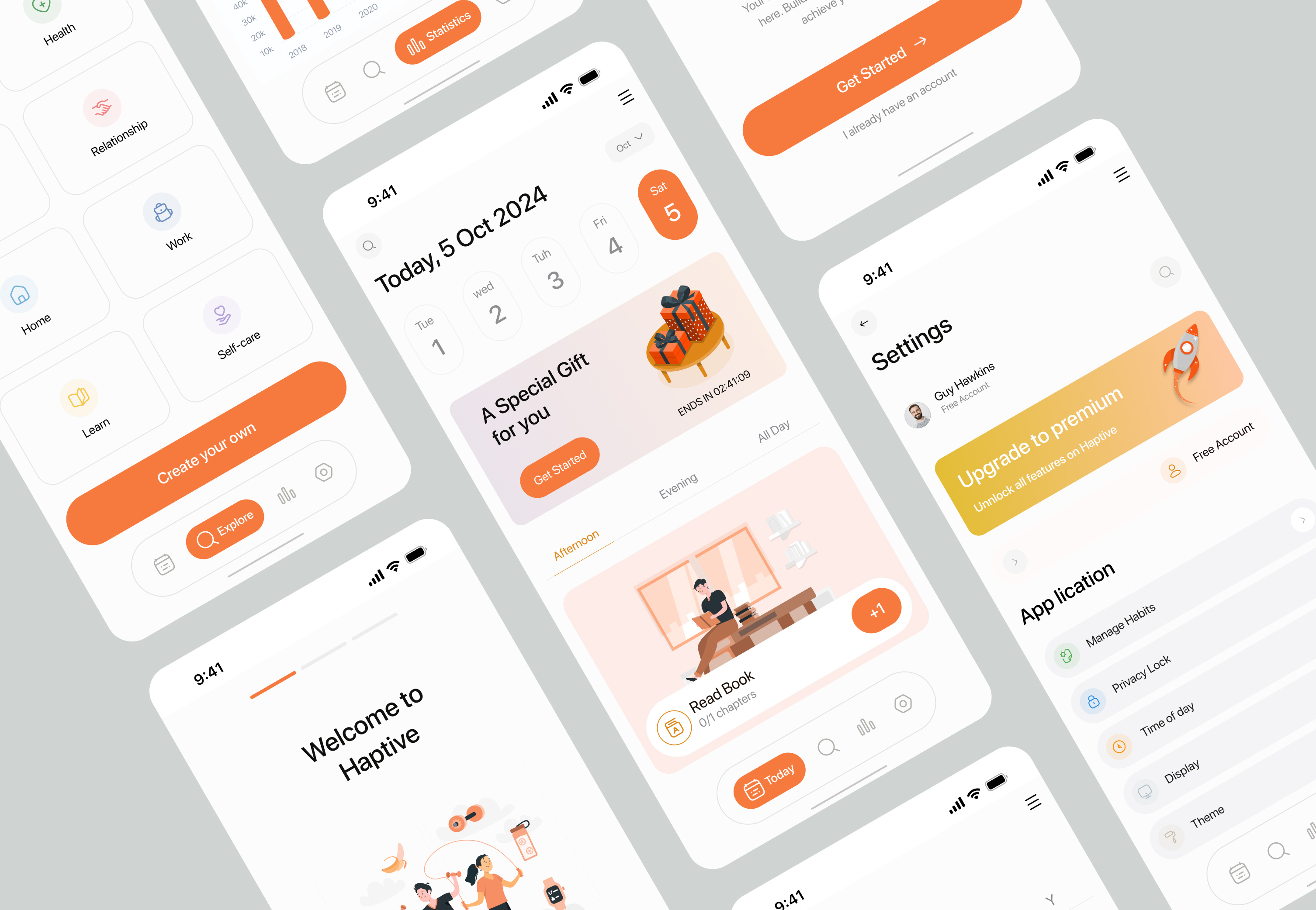 Health & Fit plan Mobile App by UIX Habib on Dribbble